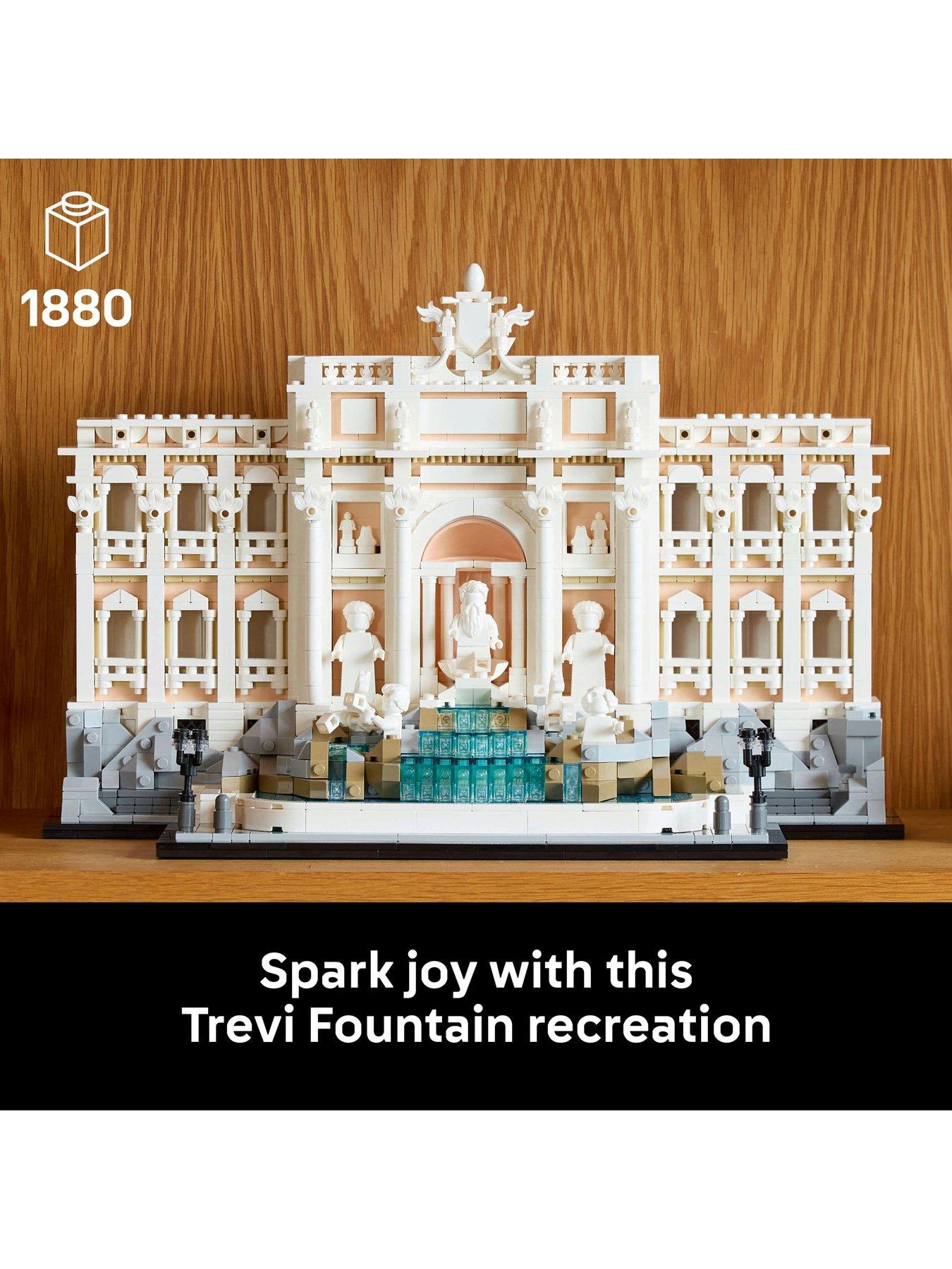 LEGO Architecture Trevi Fountain Model, Italian Landmark Rome ...