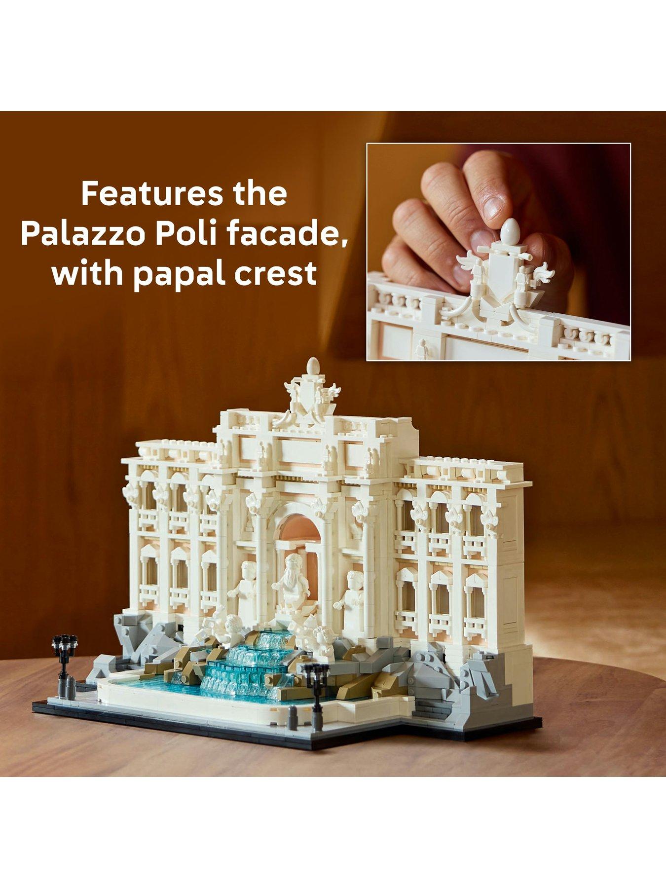 LEGO Architecture Trevi Fountain Model, Italian Landmark Rome ...