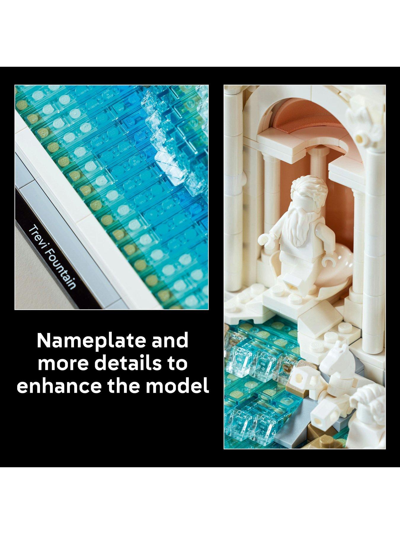 LEGO Architecture Trevi Fountain Model, Italian Landmark Rome ...