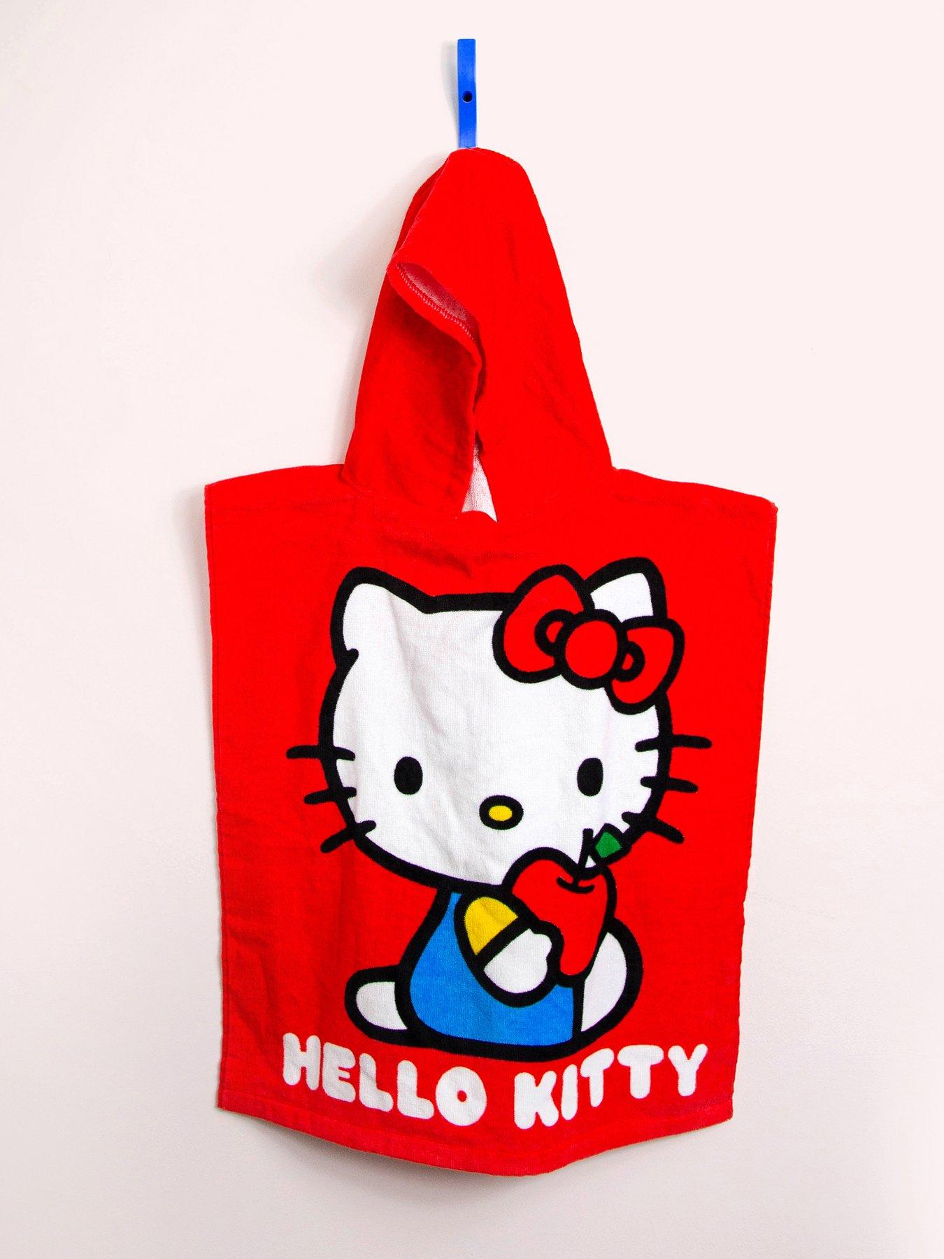 Hello Kitty Hello Kitty Cheeky 100% Cotton Poncho | littlewoods.com