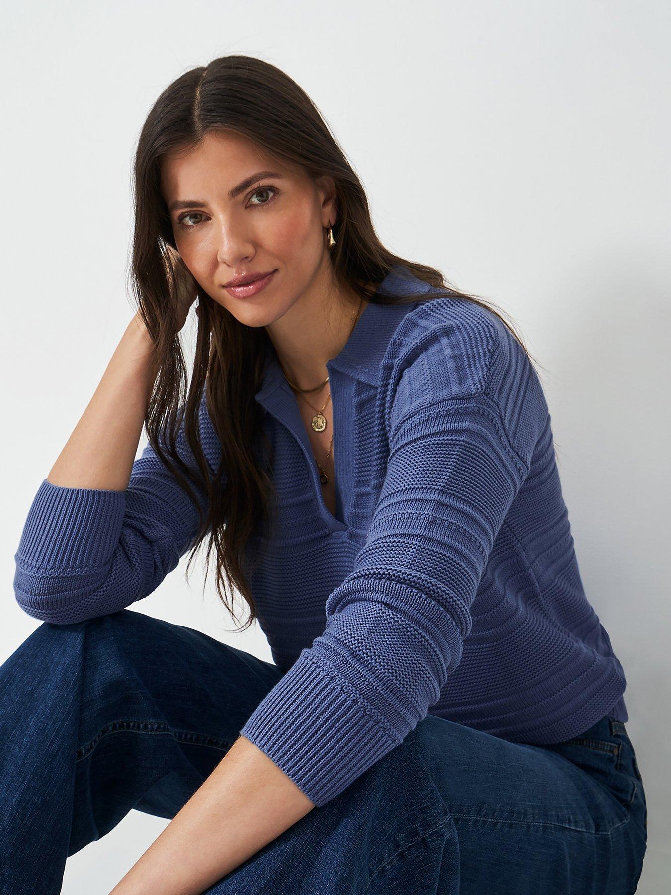 Crew Clothing Tali Collared Jumper | littlewoods.com