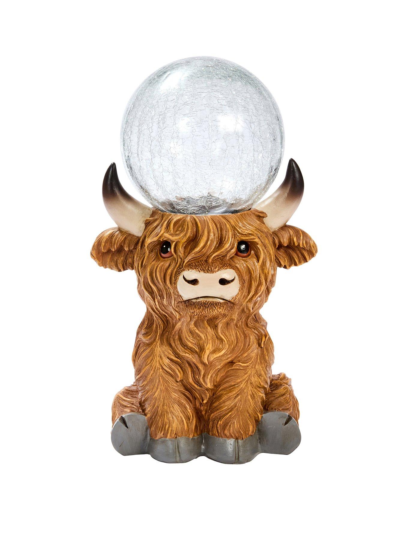 Smart Solar Gazing Highland Cow | littlewoods.com