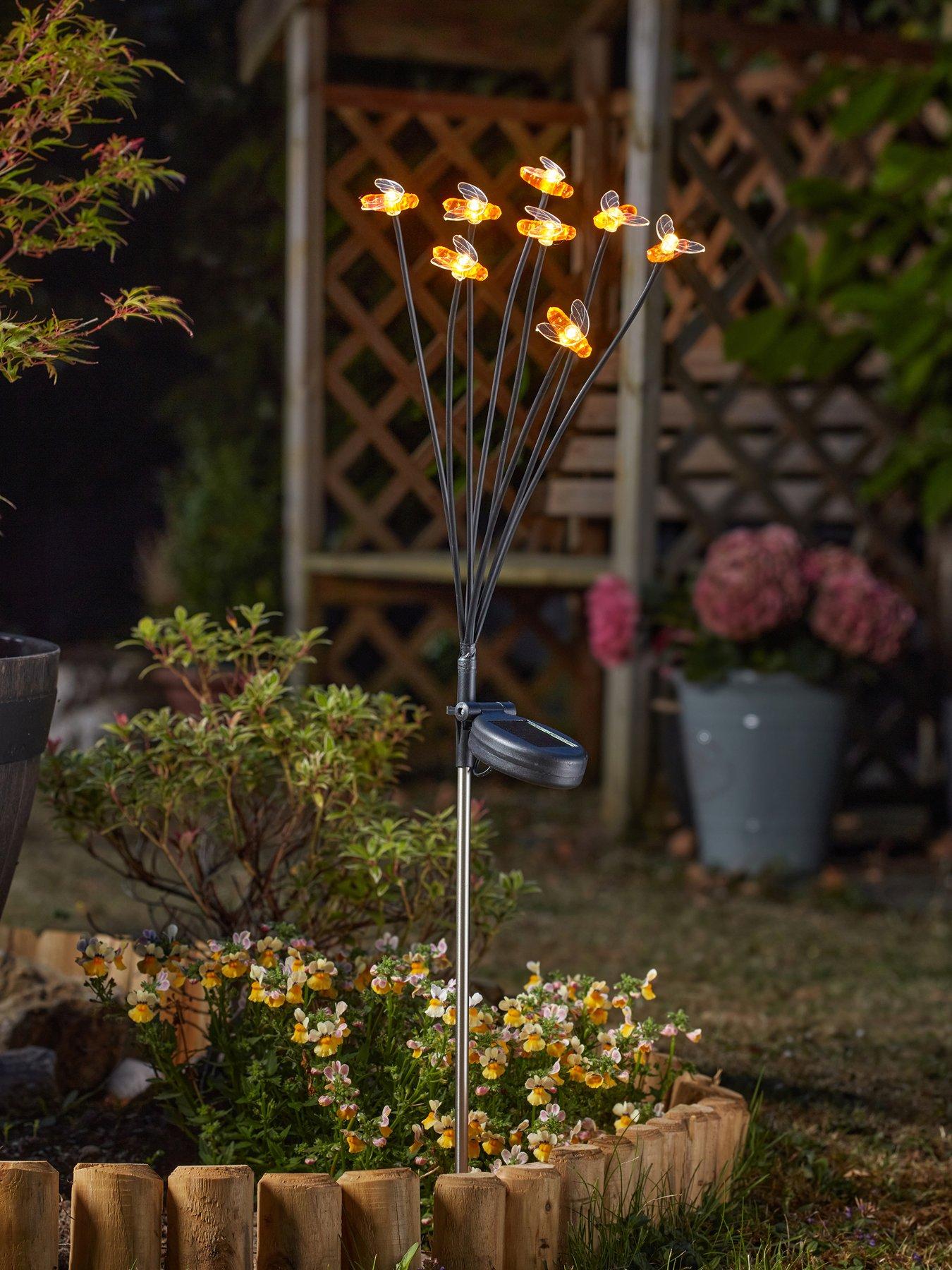 Smart Solar BeeLight 8 Stem Solar Lights | littlewoods.com