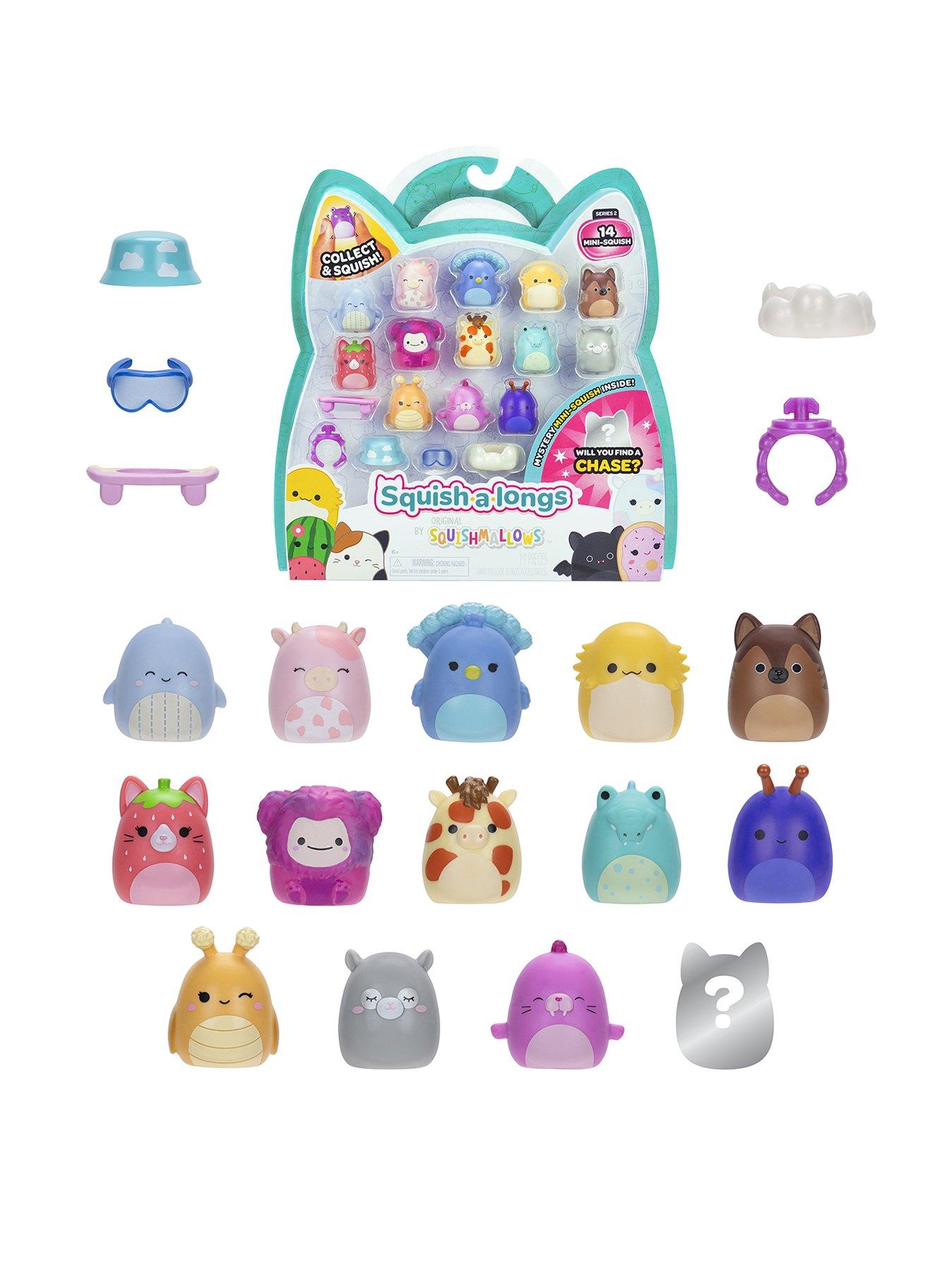 Squish-a-longs 14 Pack (Style 2, Wave 2) - 1-Inch Mini-Squish | Littlewoods