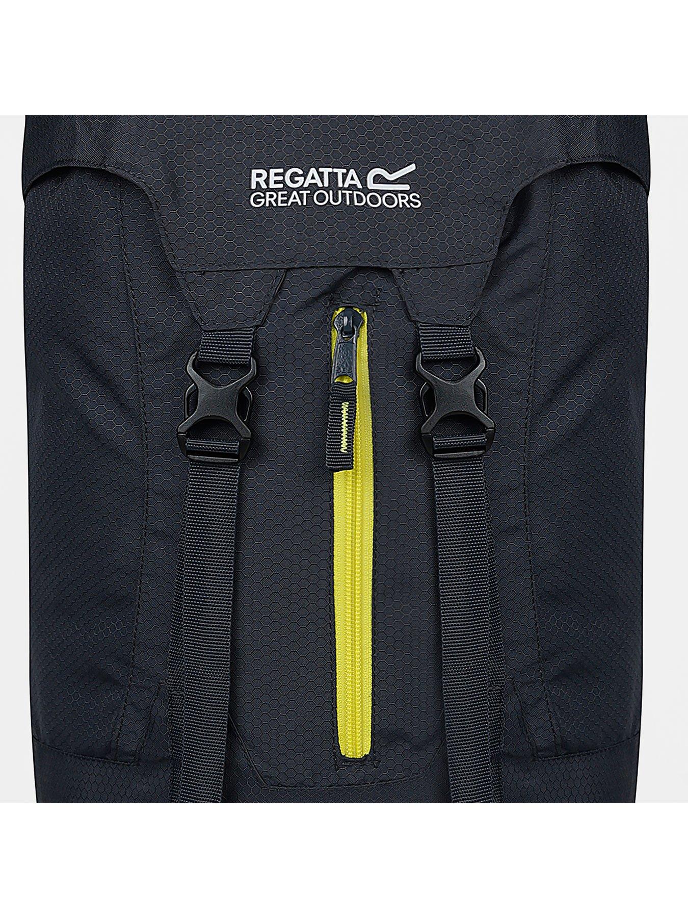 Regatta Easypack Packaway Backpack 25L - Black/Neon | Littlewoods