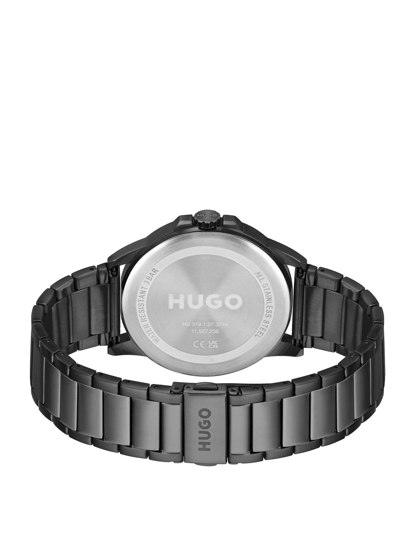 HUGO #First Men's Watch Black | littlewoods.com