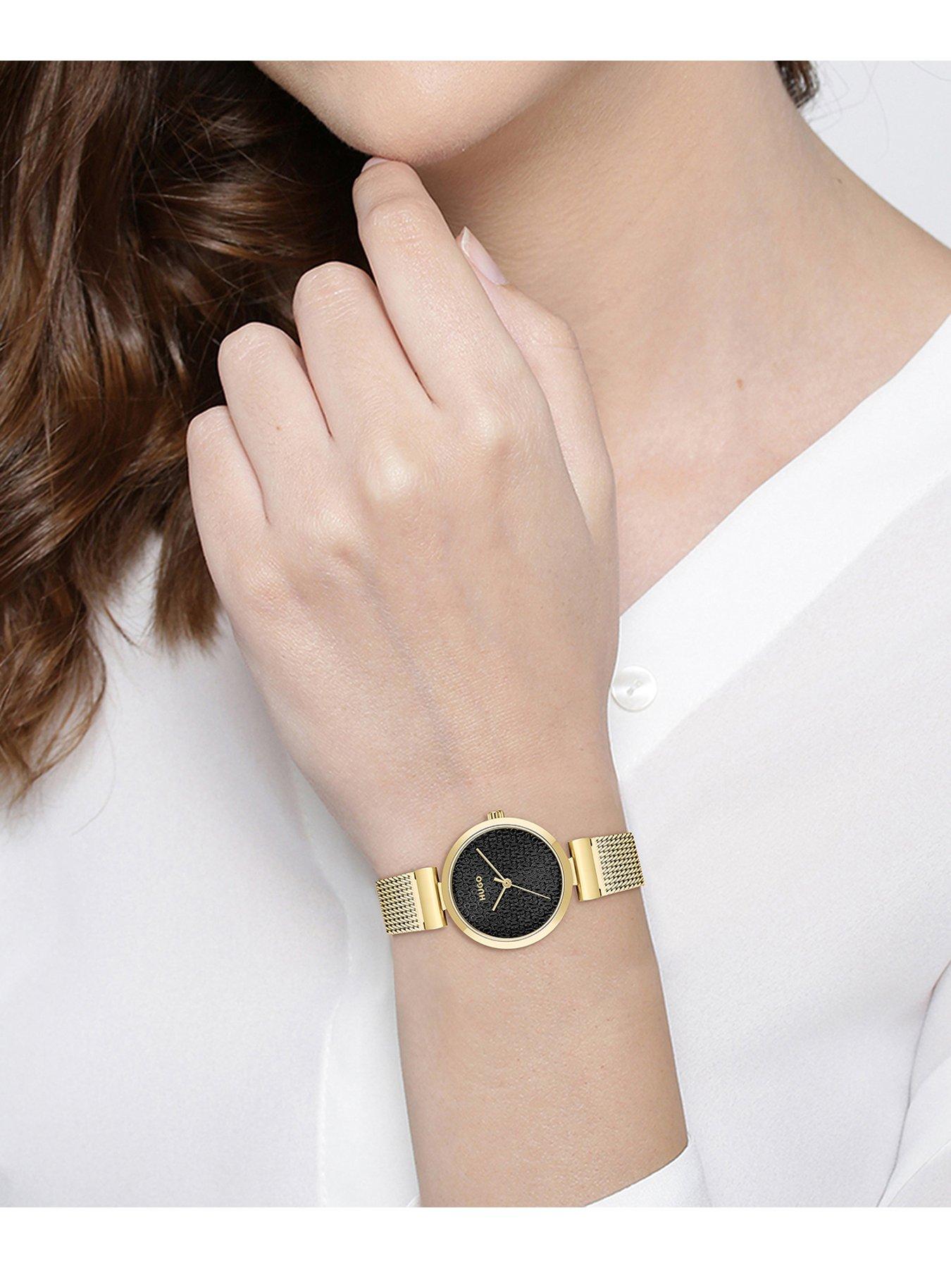 HUGO #SWEET Ladies watch Black | Littlewoods