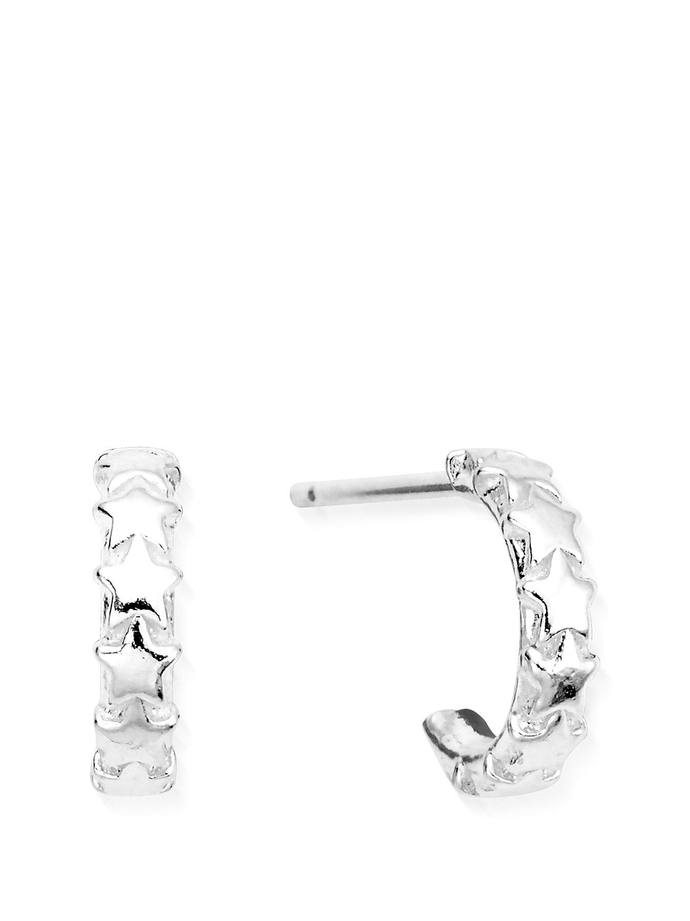 ChloBo Tiny Multi Star Huggie Hoops | Littlewoods