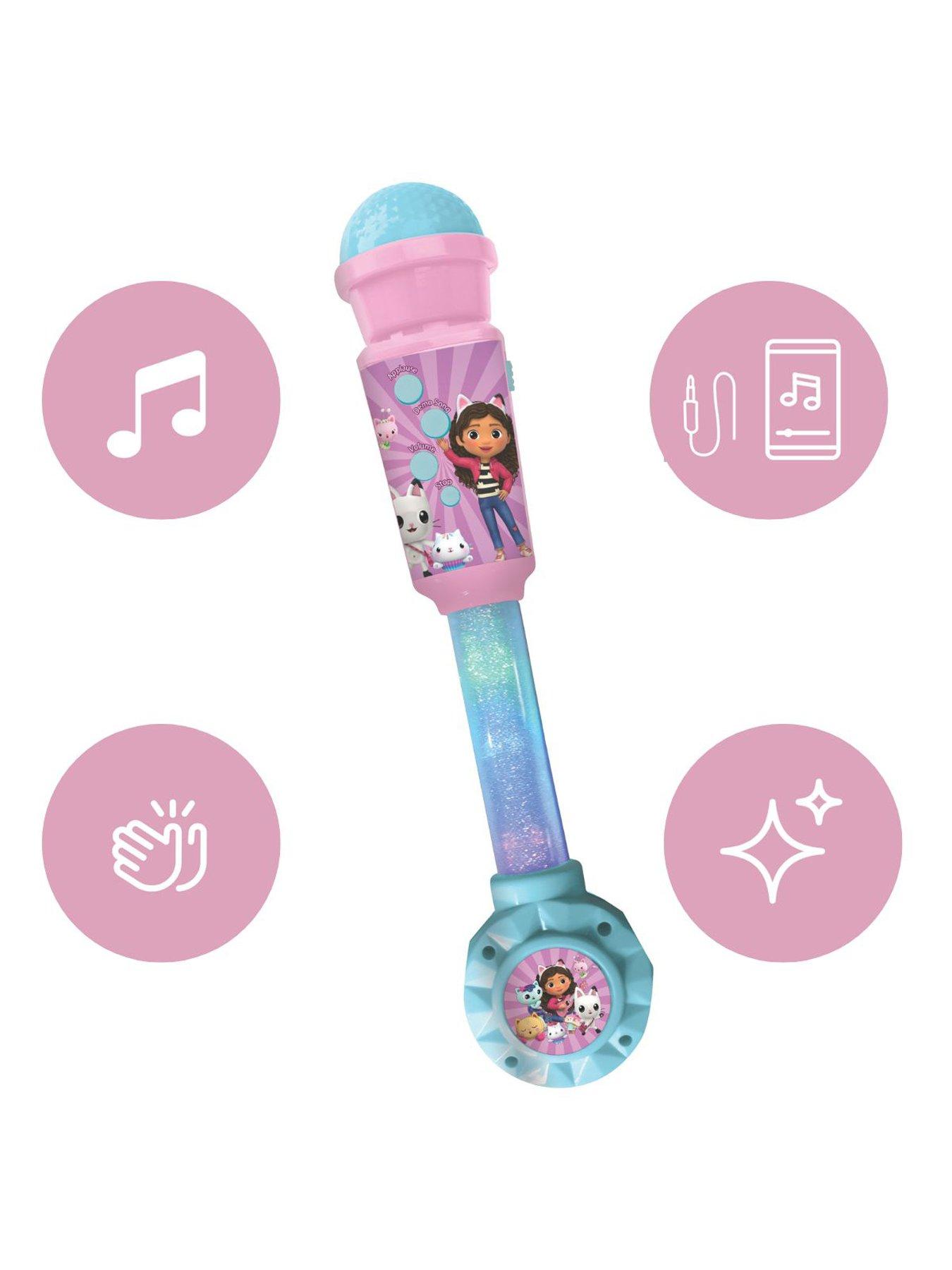 Gabby's Dollhouse Lighting Microphone with speaker (aux-in), melodies ...