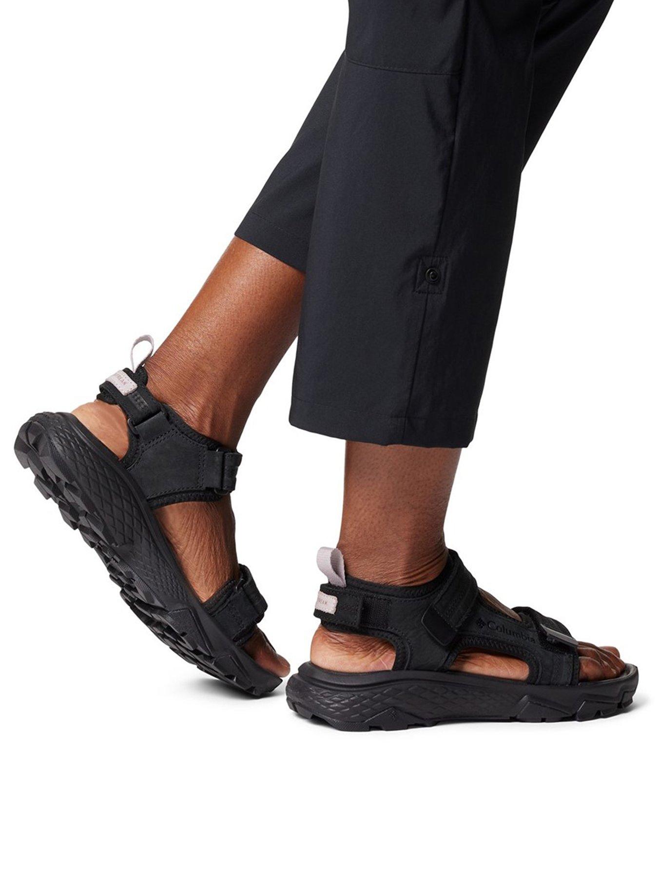 Columbia Womens Peakfreak Rush Leather Sandals - Black | littlewoods.com