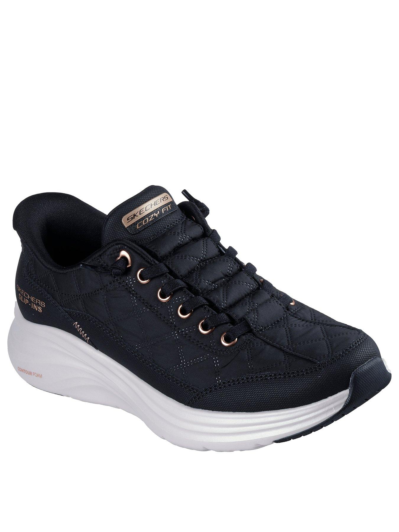 Skechers Contour Foam Golden Hour Cozy Fit Bungee Lace Slip-Ins Trainer ...