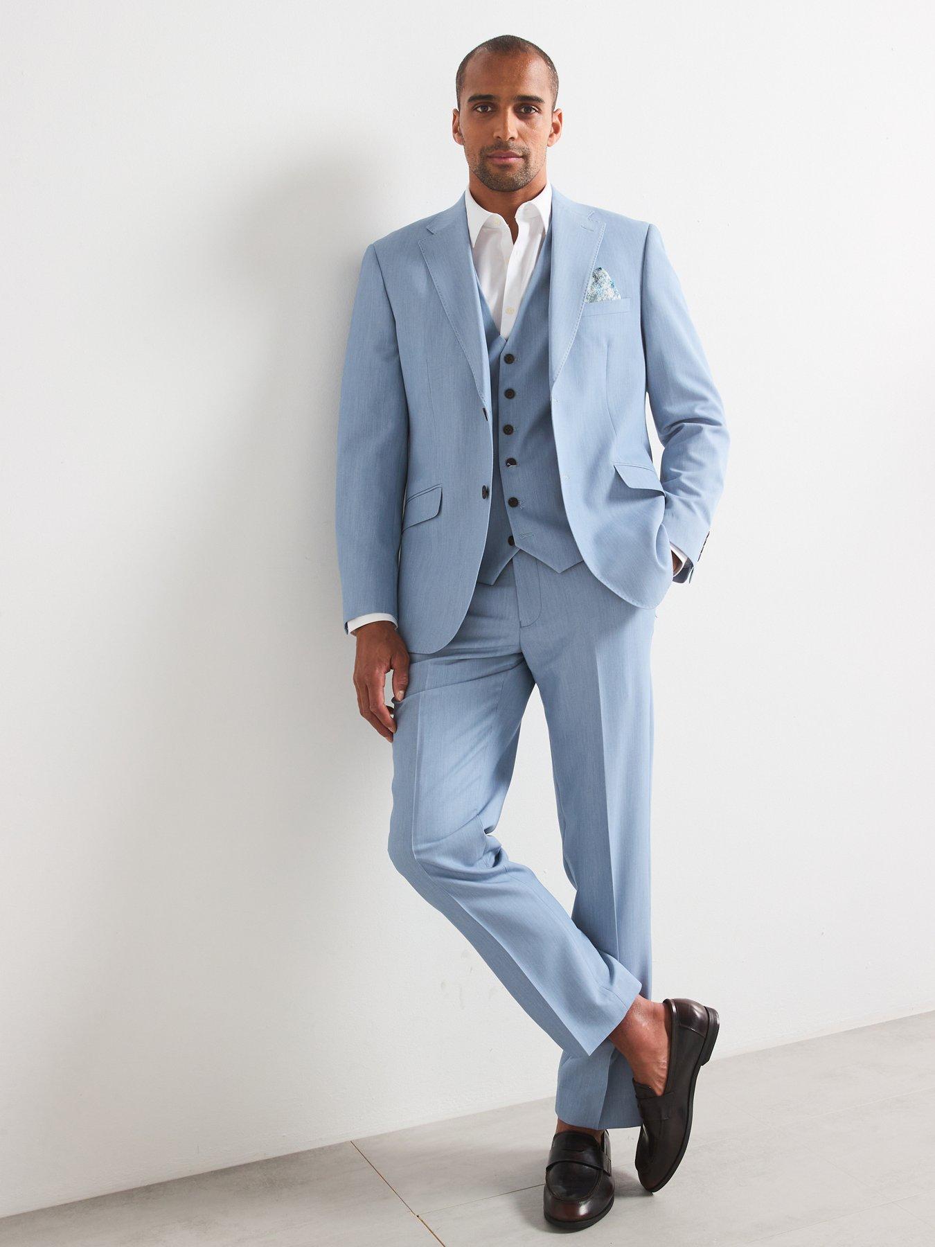 Skopes Beckett Standard Fit Waistcoat - Light Blue | Littlewoods