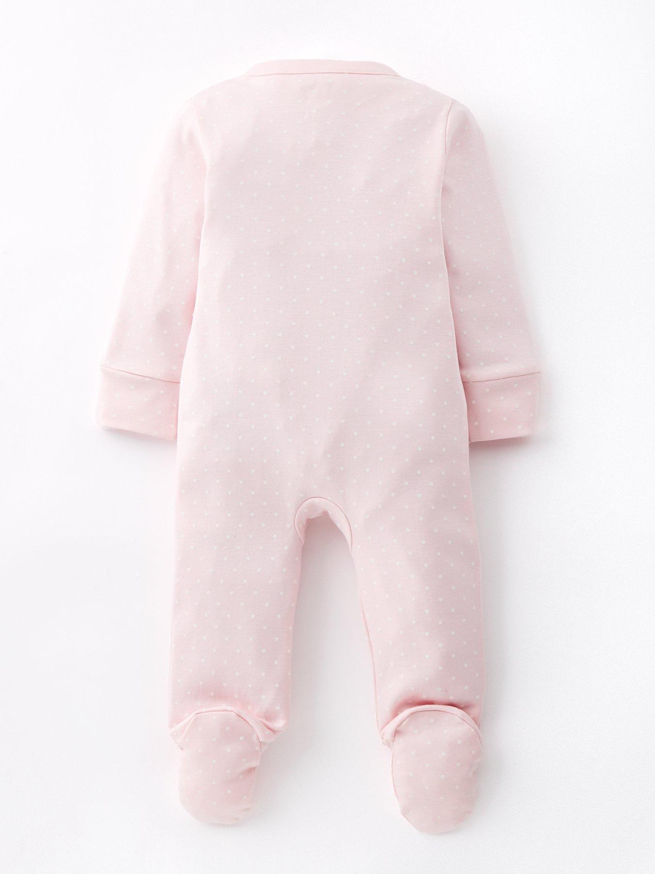 Mini V by Very Baby Girl Mummy's Girl Butterfly Sleepsuit - Pink ...