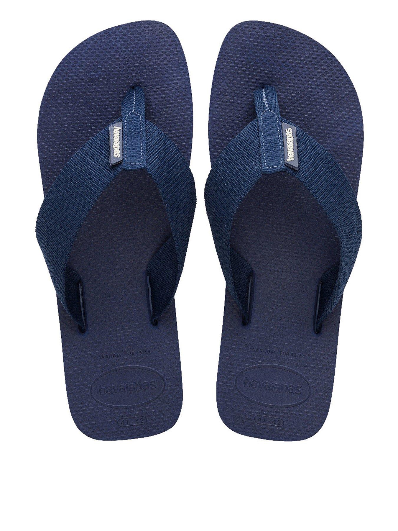 Havaianas Urban Basic Material Flip Flops - Navy | Littlewoods
