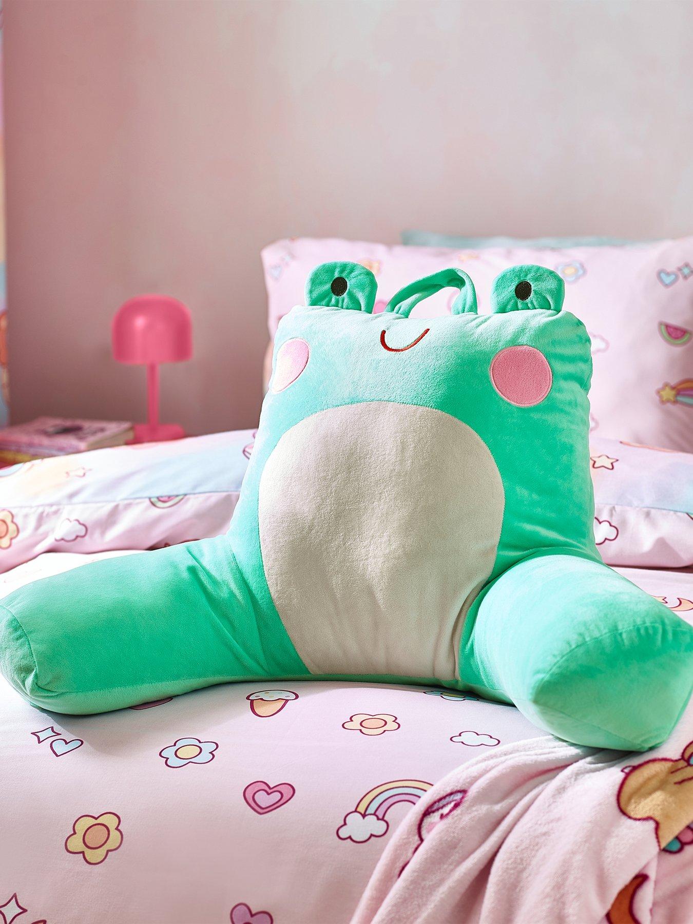 Catherine Lansfield Fran The Frog Cuddle Filled Cushion | Littlewoods