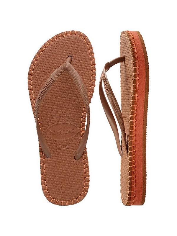 Havaianas Slim Flip Flop Flatform Loop - Rust | Littlewoods Havaianas Slim Flip Flop Flatform Loop - Rust | Littlewoods