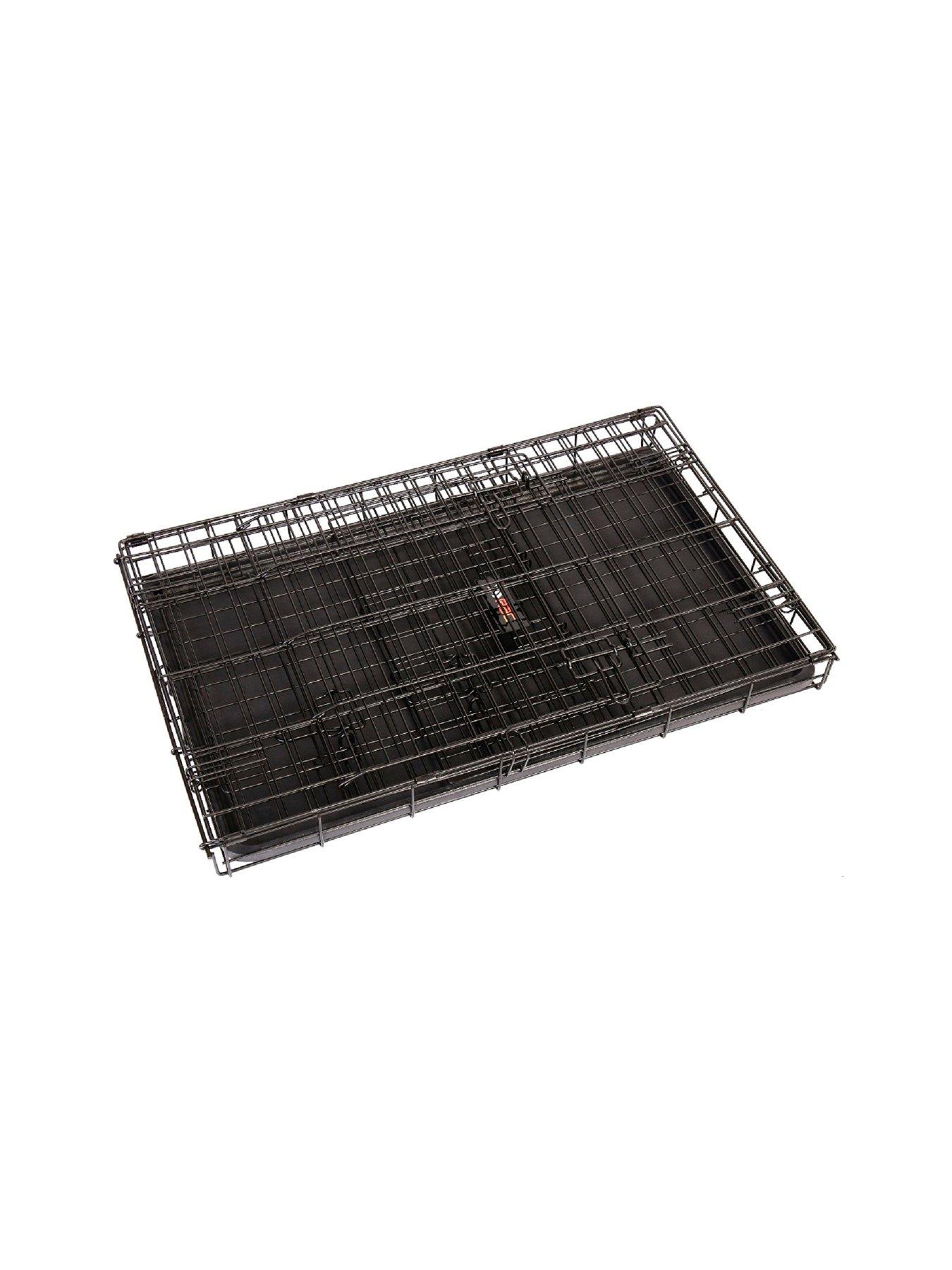 RAC Metal Fold Flat Crate With Plastic Tray - Medium | Littlewoods