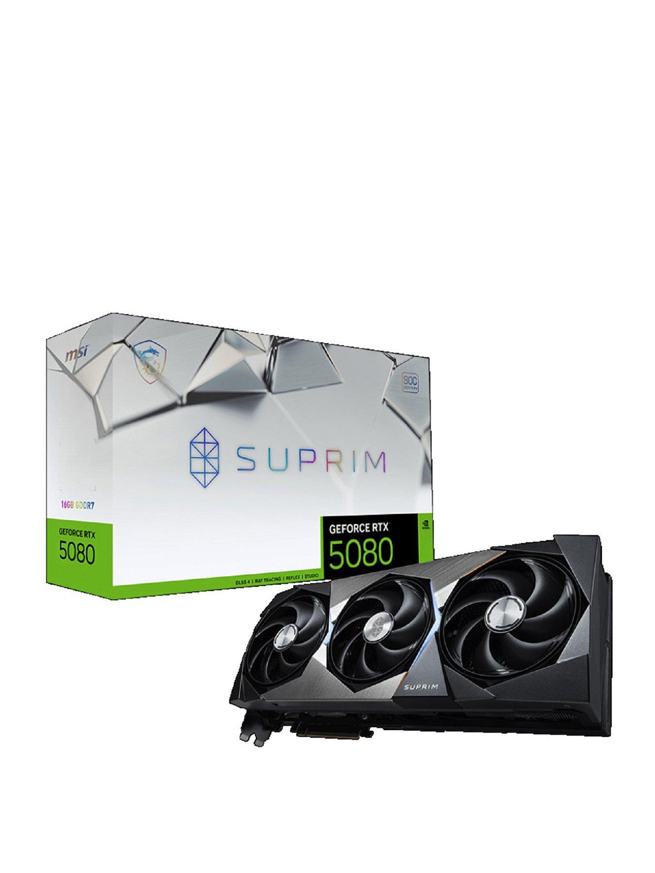MSI NVIDIA GeForce RTX 5080 16G SUPRIM SOC GDDR7 256bit Gaming Graphics ...