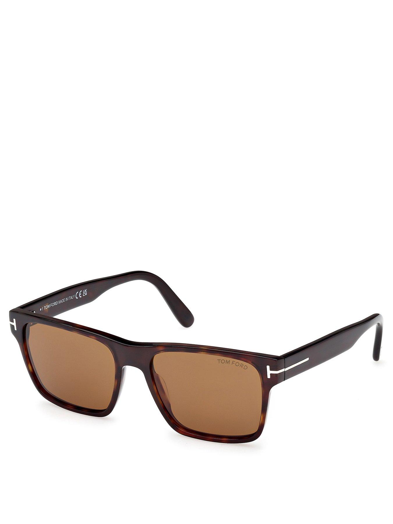 Tom Ford Tom Ford Calder Square Sunglasses-Brown | littlewoods.com