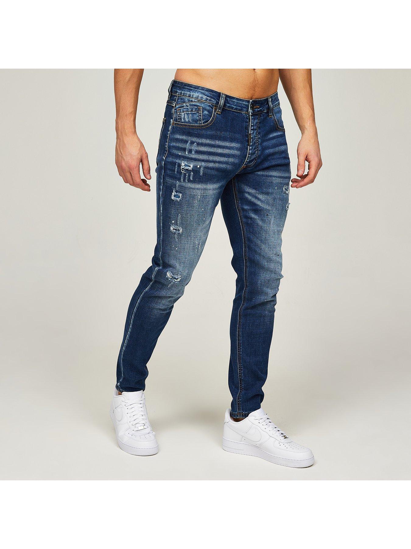 Alessandro Zavetti Apollo 002 Slim Fit Jeans - Indigo | Littlewoods