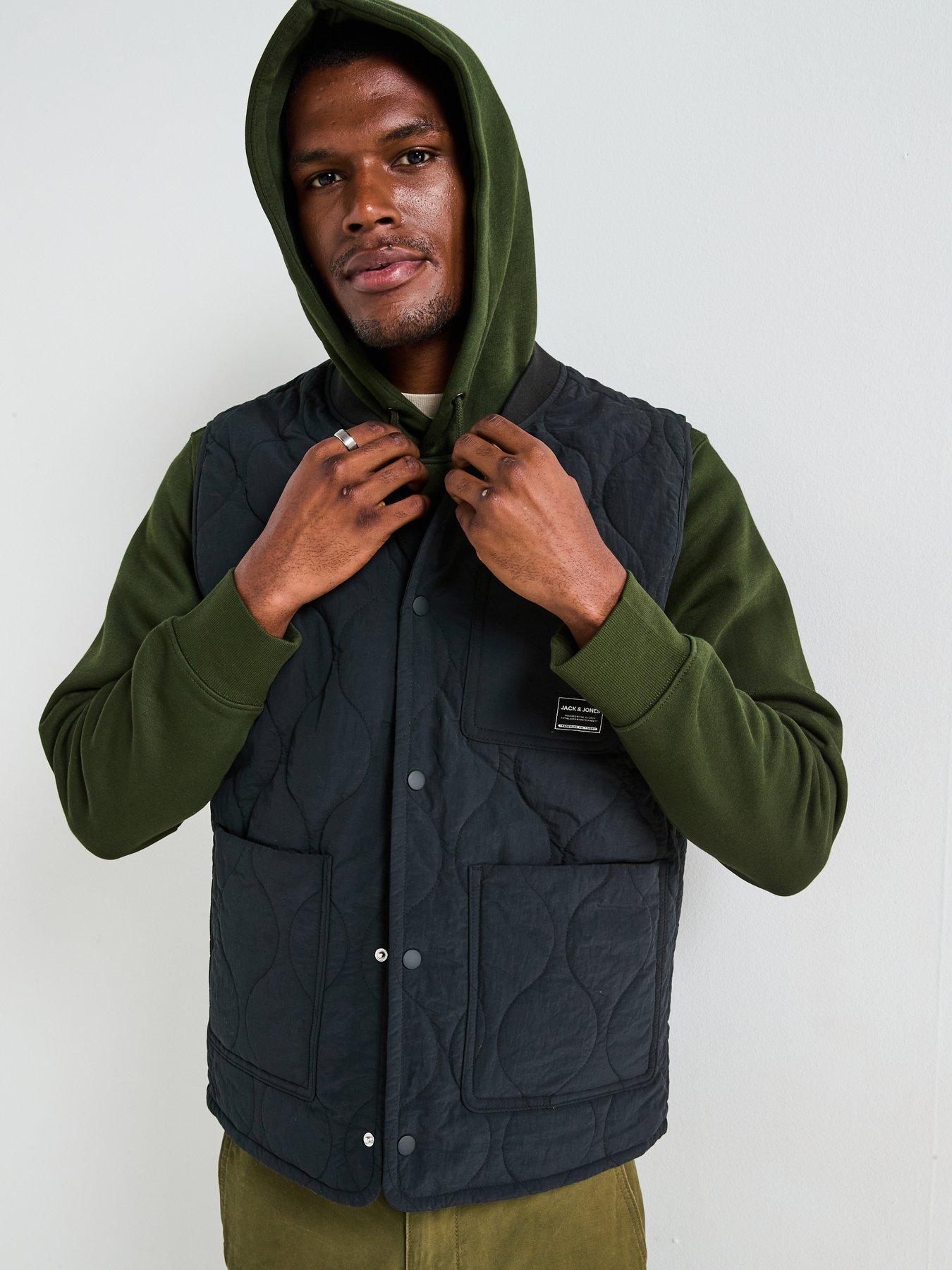 Jack & Jones Hero Liner Gilet - Black | Littlewoods