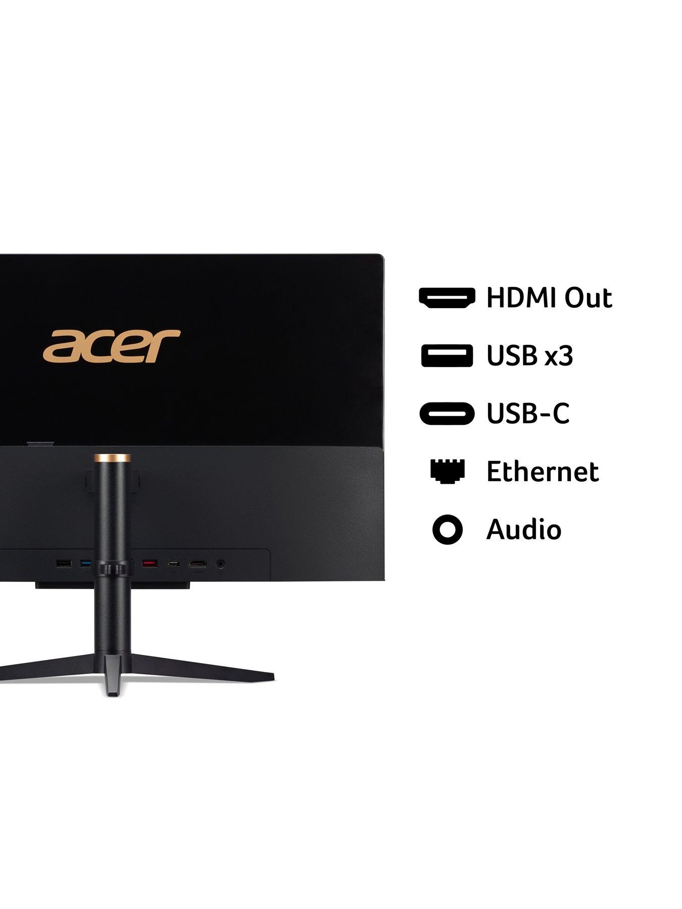 Acer Aspire C22-1610 All-In-One Desktop - 21.5in FHD, Intel N100, 8GB ...