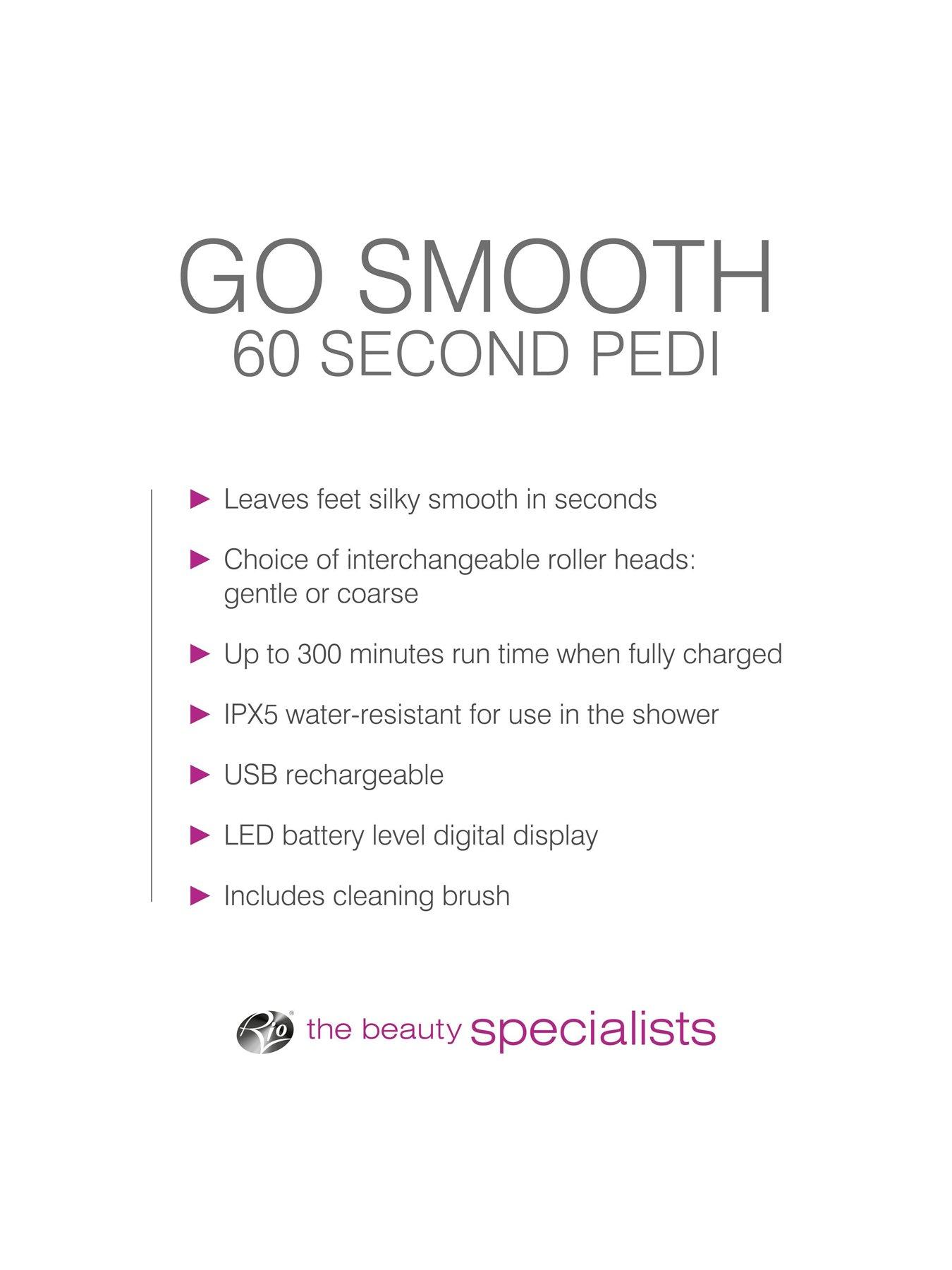 Rio Go Smooth 60 Second Foot File Hard Skin Remover | Littlewoods