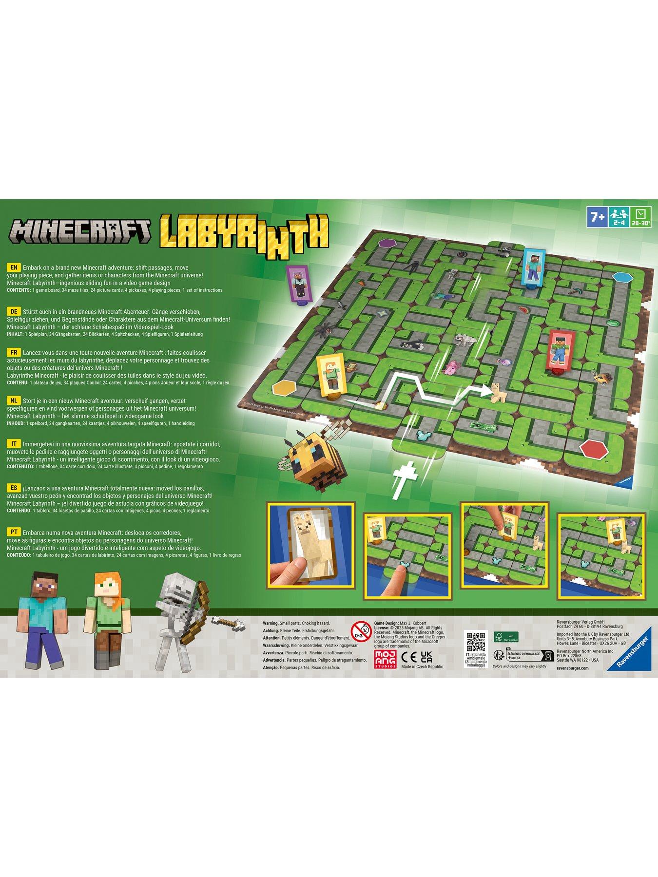 Minecraft Labyrinth Board Game | Littlewoods
