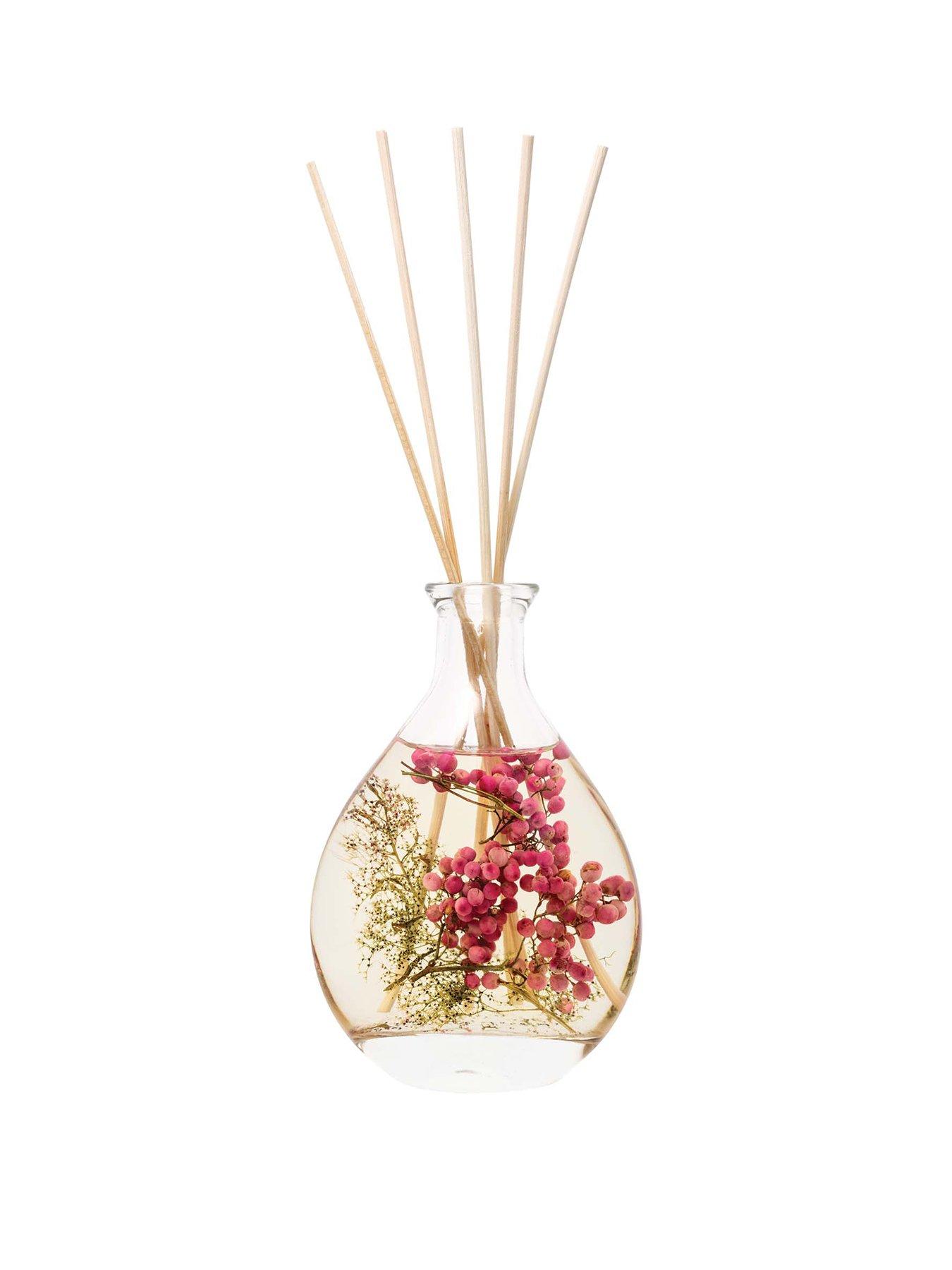 Stoneglow Natures Gift Pink Pepper Flowers Reed Diffuser | Littlewoods