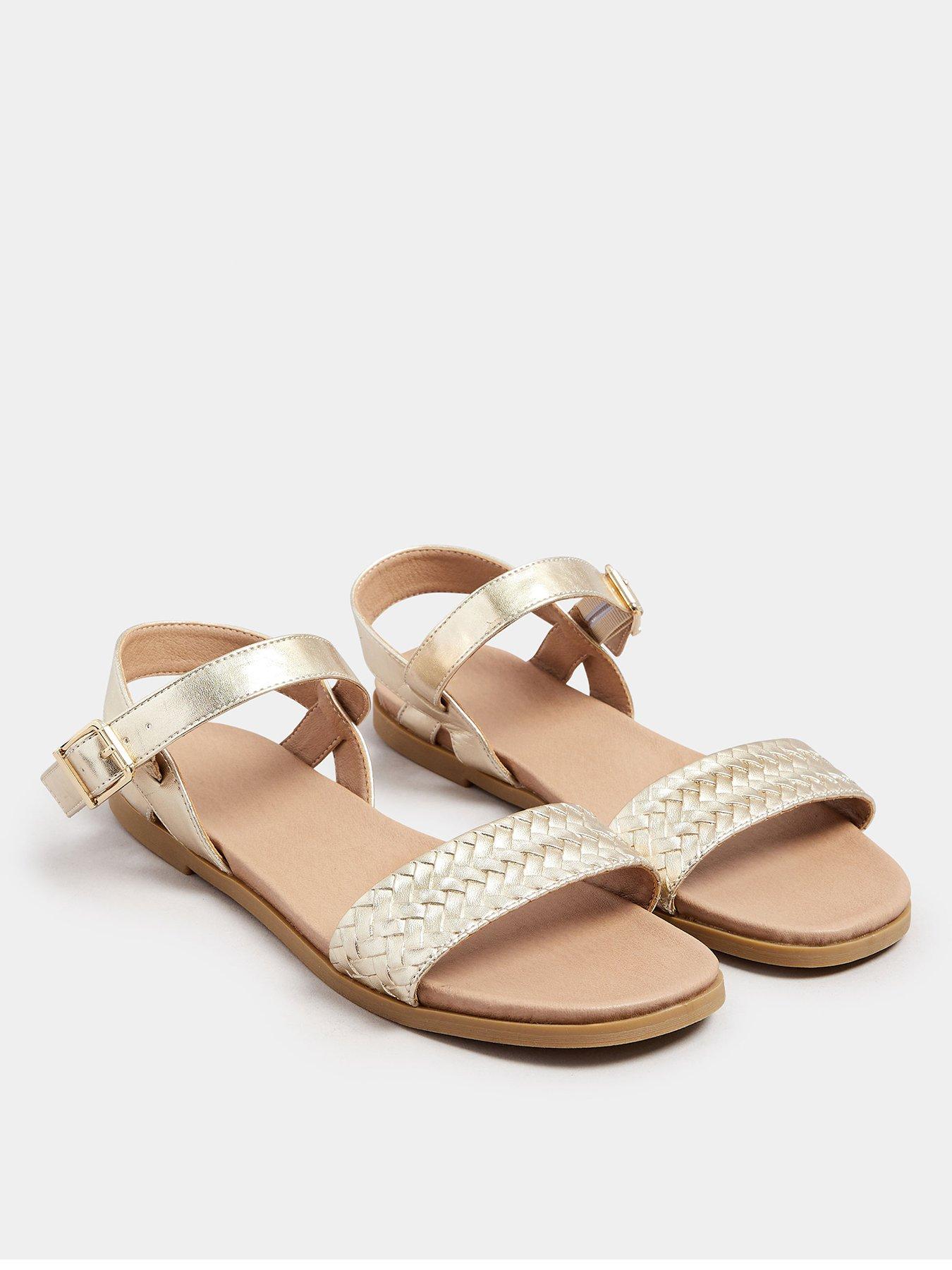 Yours Extra Wide Fit Two Part Woven Sandal | Littlewoods
