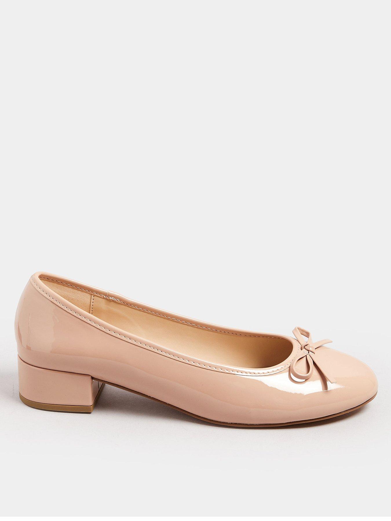 Long Tall Sally Heeled Ballet Patent Pumps | Littlewoods