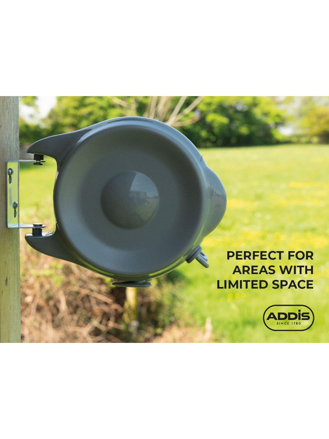Addis Dual Line 30m Retractable Clothes Washing Line Wall Mounted ...