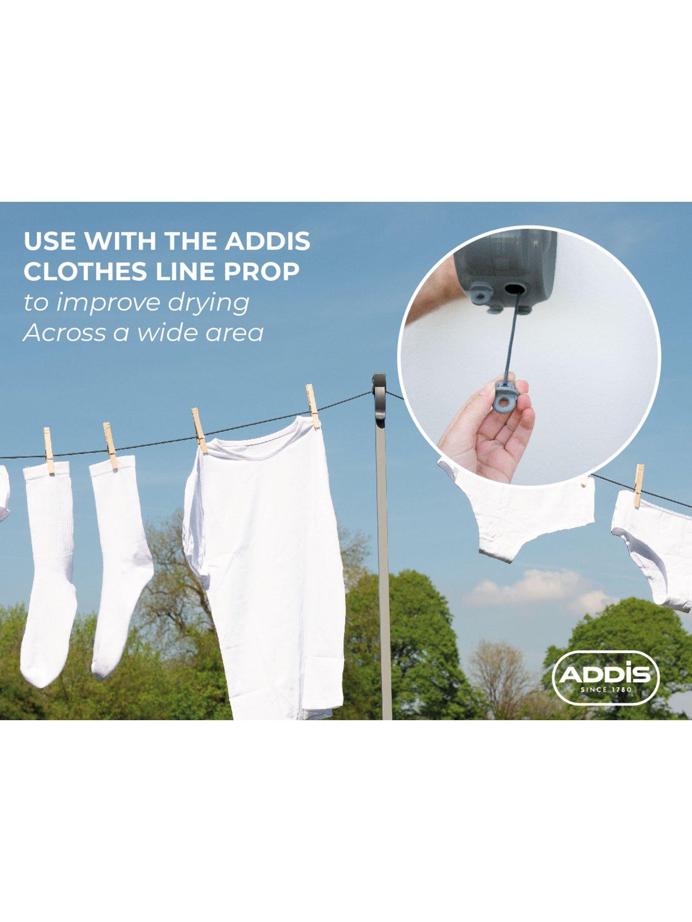 Addis Dual Line 30m Retractable Clothes Washing Line Wall Mounted ...