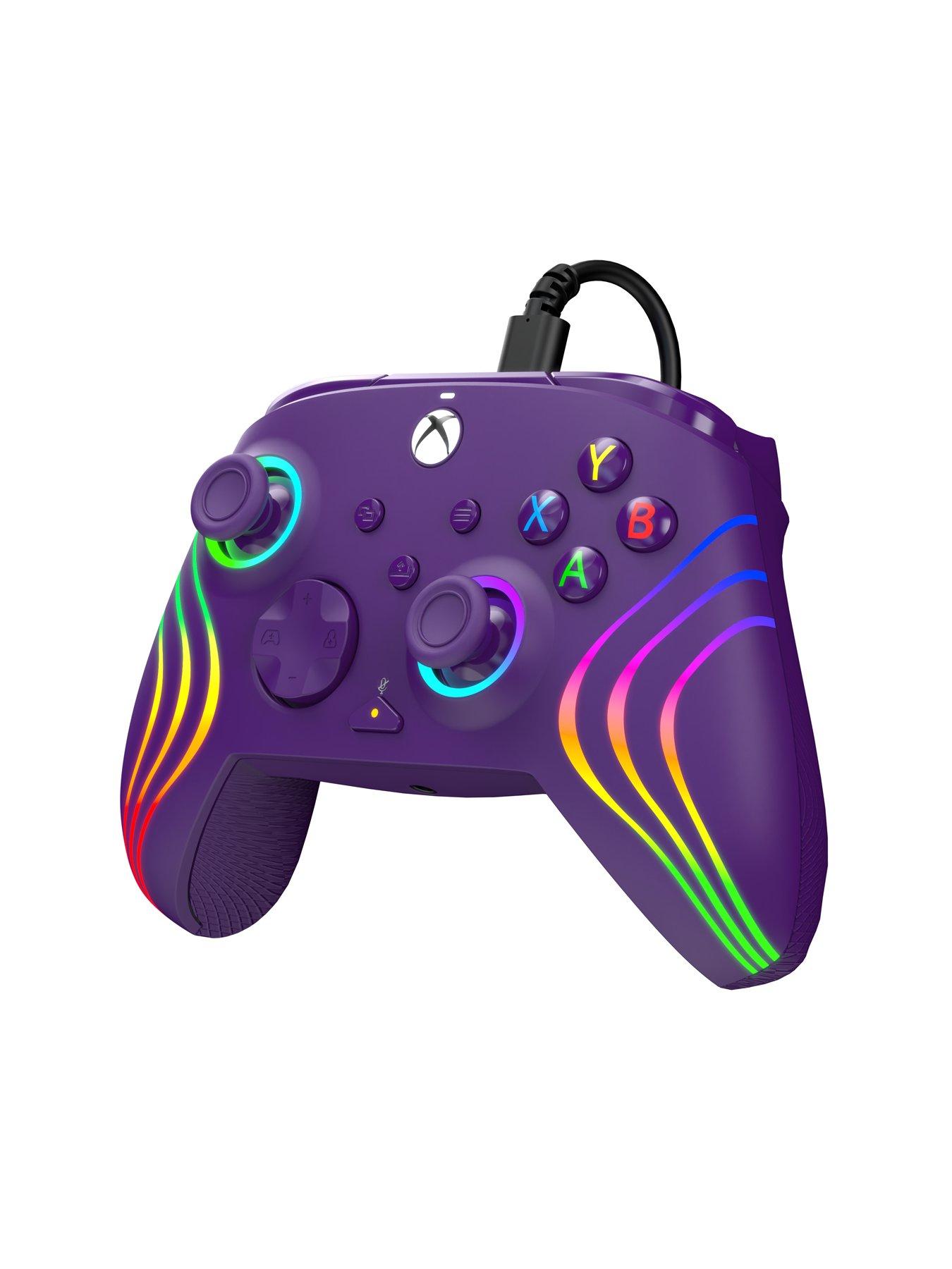 pdp Afterglow Wave Wired Controller - Xbox Series X - Purple | Littlewoods
