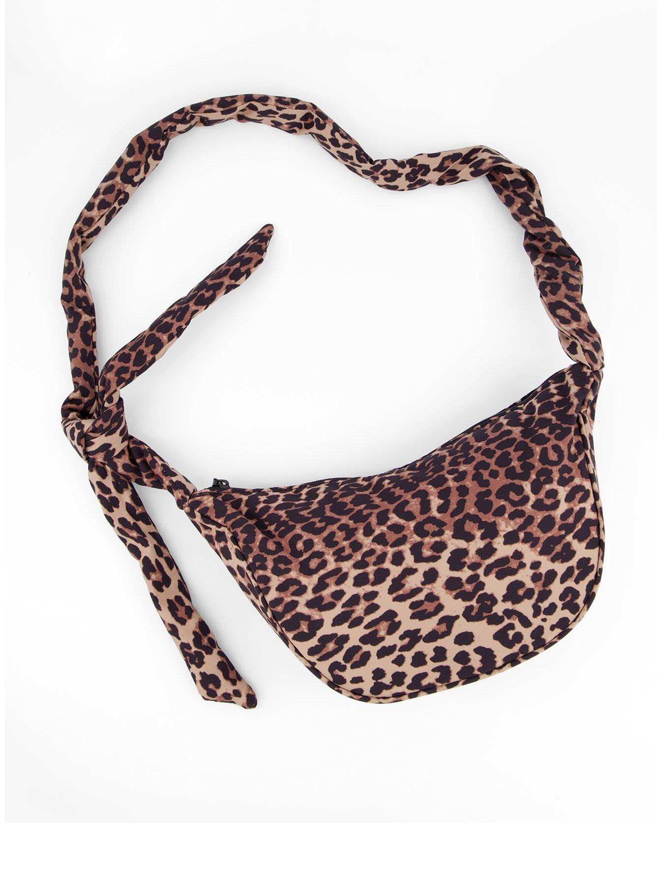 PIECES Amanda Knot Bumbag - Animal Print | Littlewoods