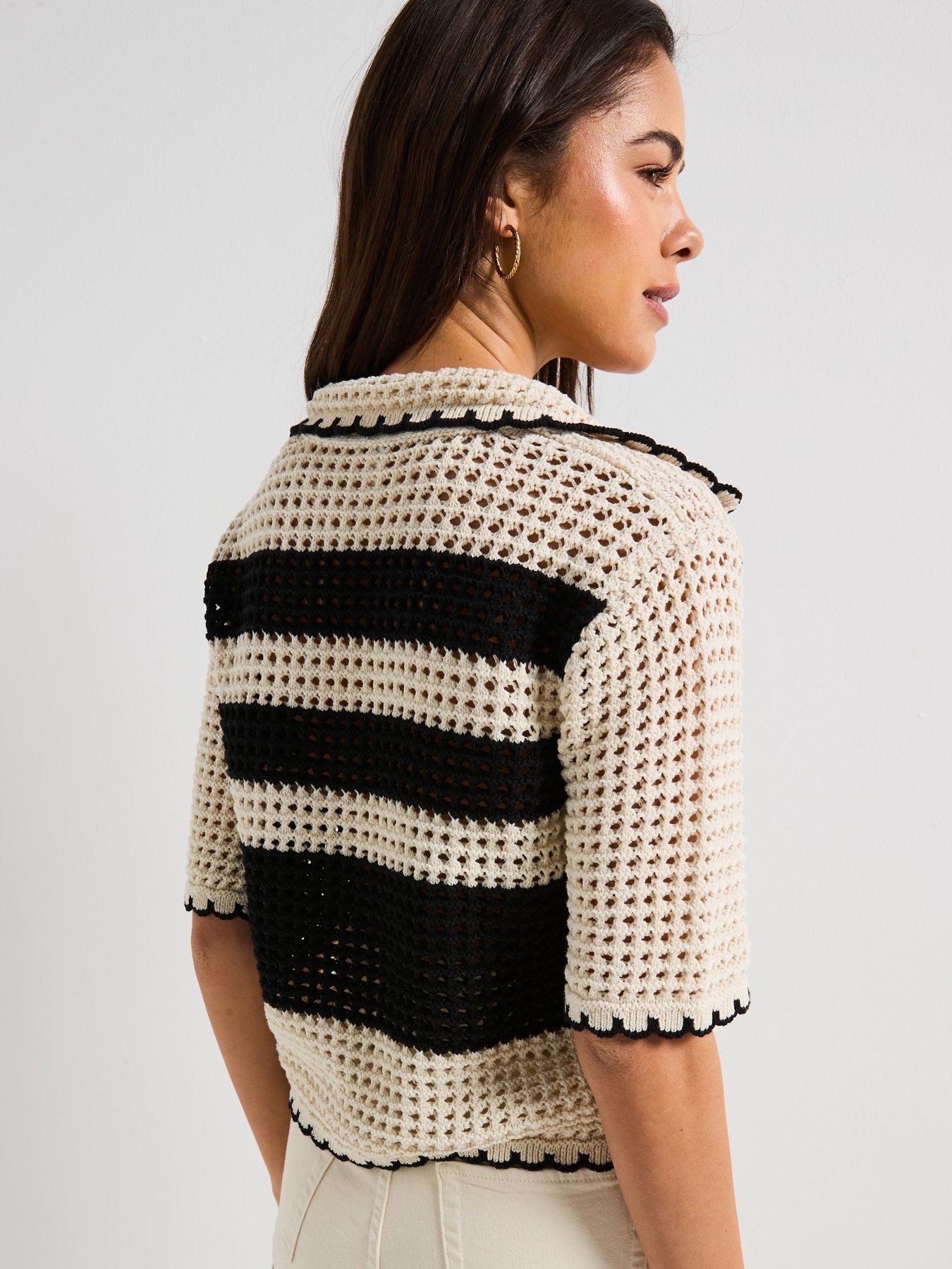 Only Lucie Life 3/4 Knitted Cardigan - Multi | Littlewoods