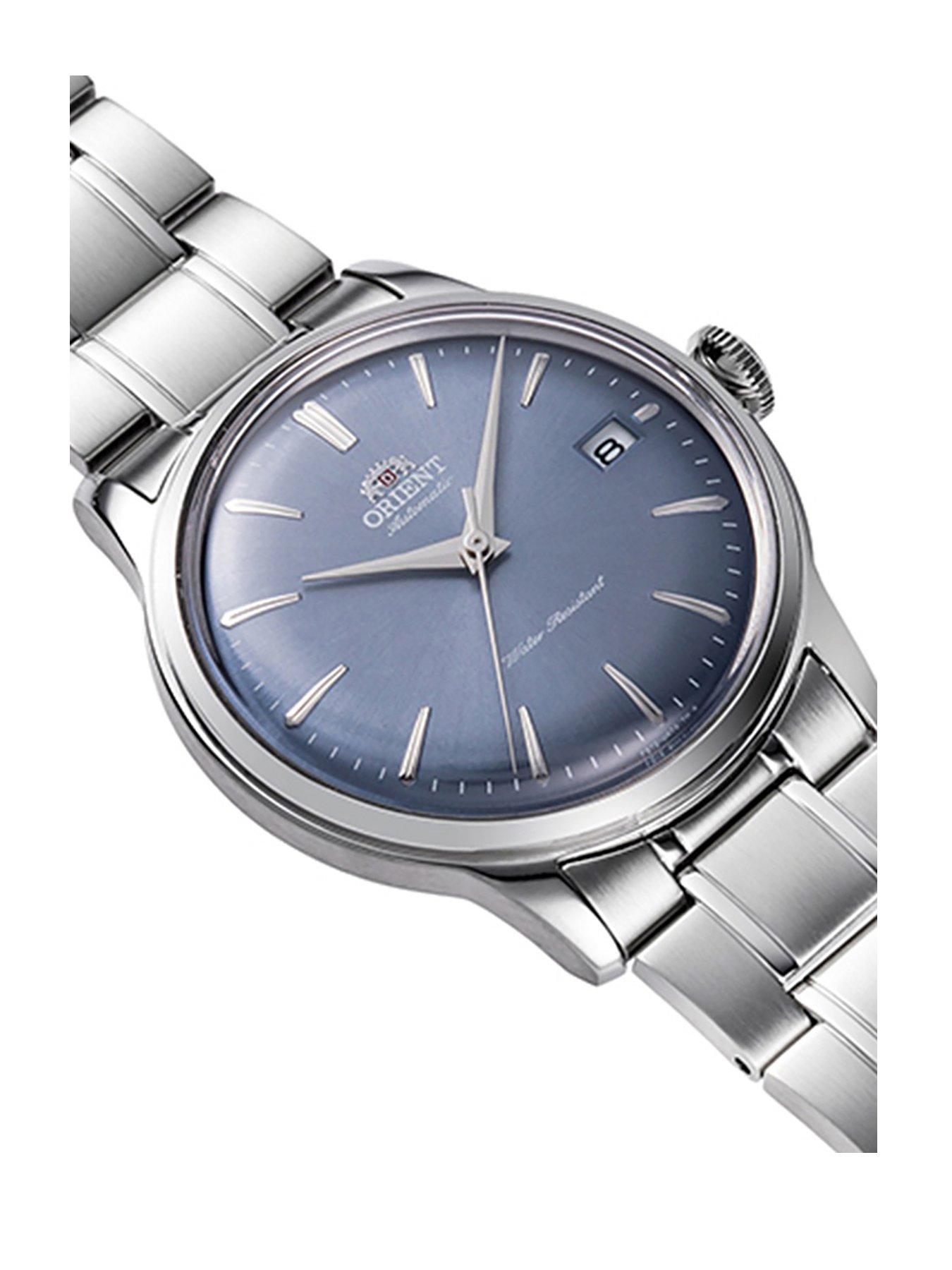 Orient Bambino Automatic 38mm Light Blue Dial Stainless Steel Case and ...