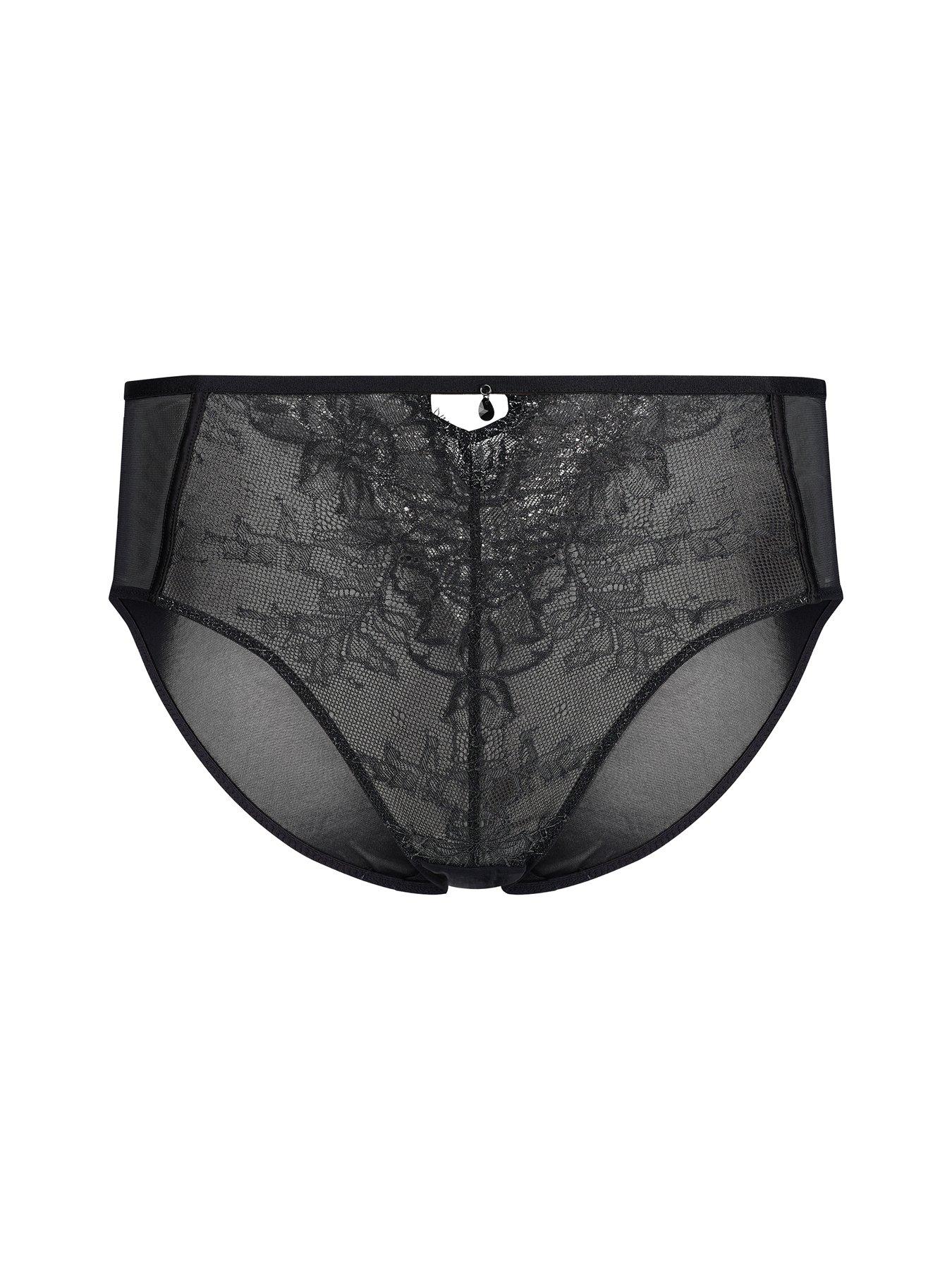 Gossard Vip Intrigue Deep Brief - Black | Littlewoods