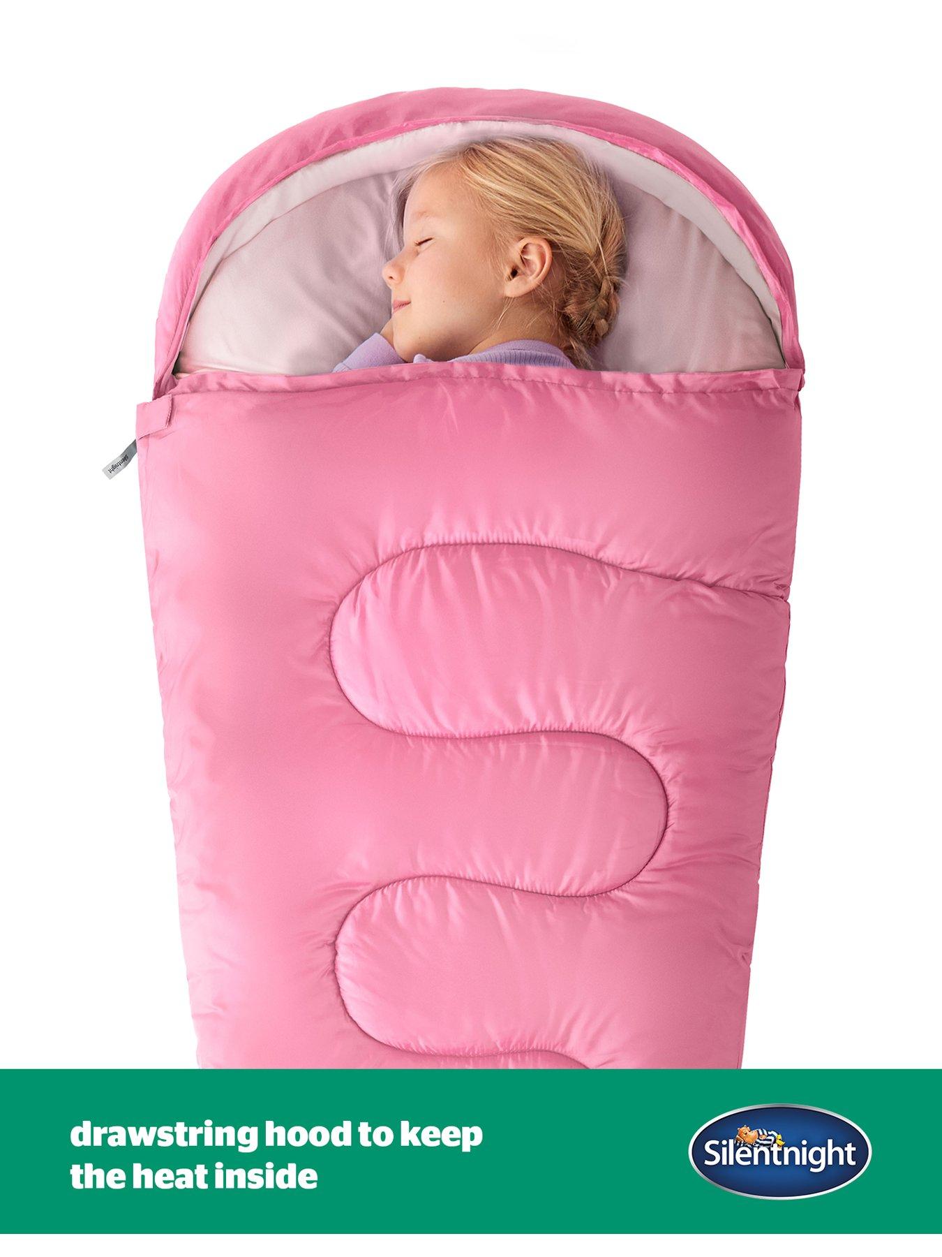 Camping Collection Healthy Growth Kids Sleeping Bag Pink