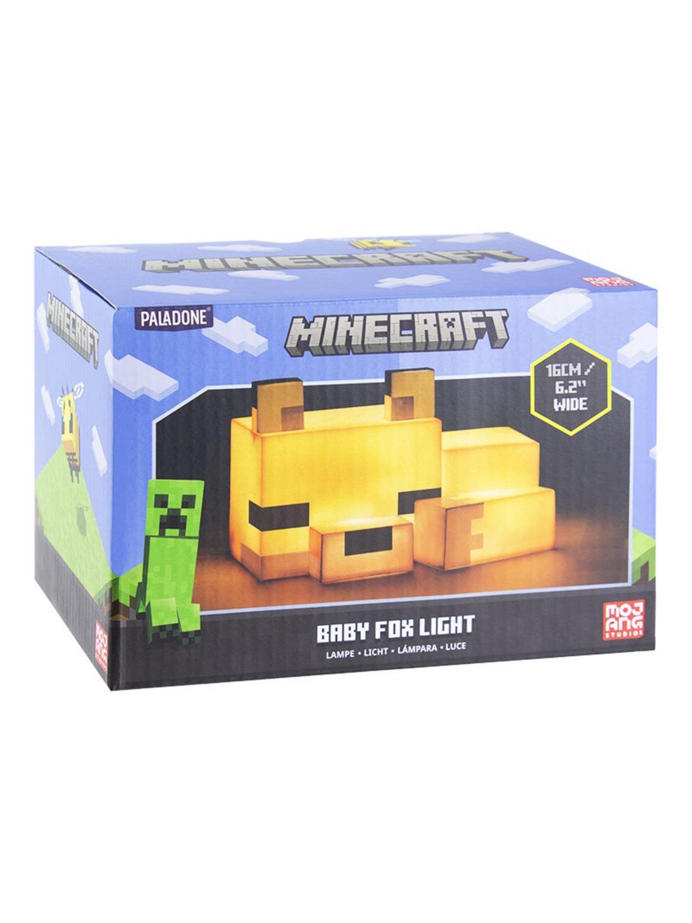 Minecraft Fox Night Light - Officially Licensed Cute Lamp, Gaming Room ...