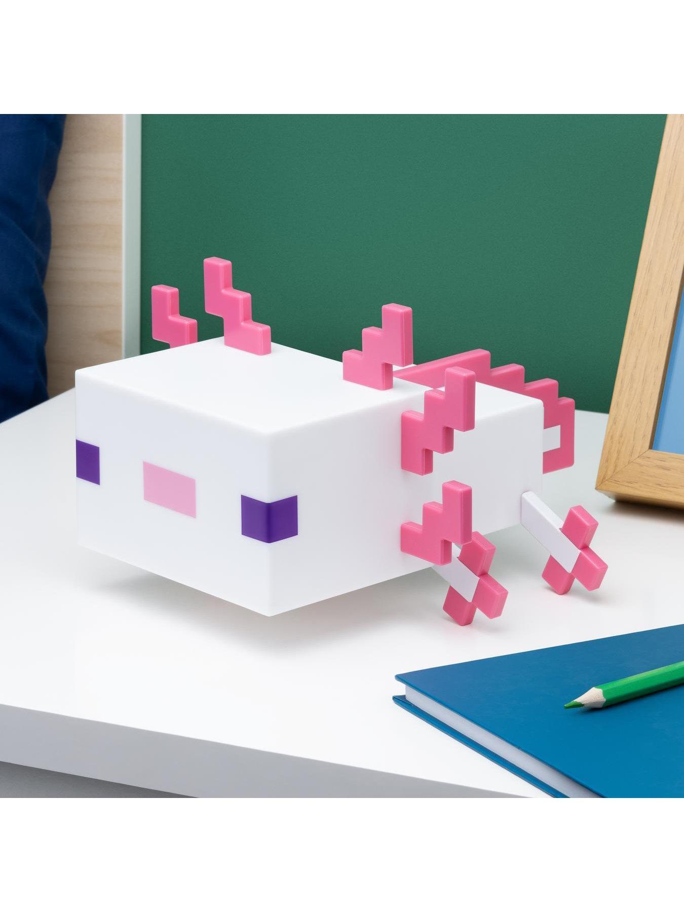 Minecraft Pink Axolotl Lamp - Officially Licensed Minecraft Night Light ...
