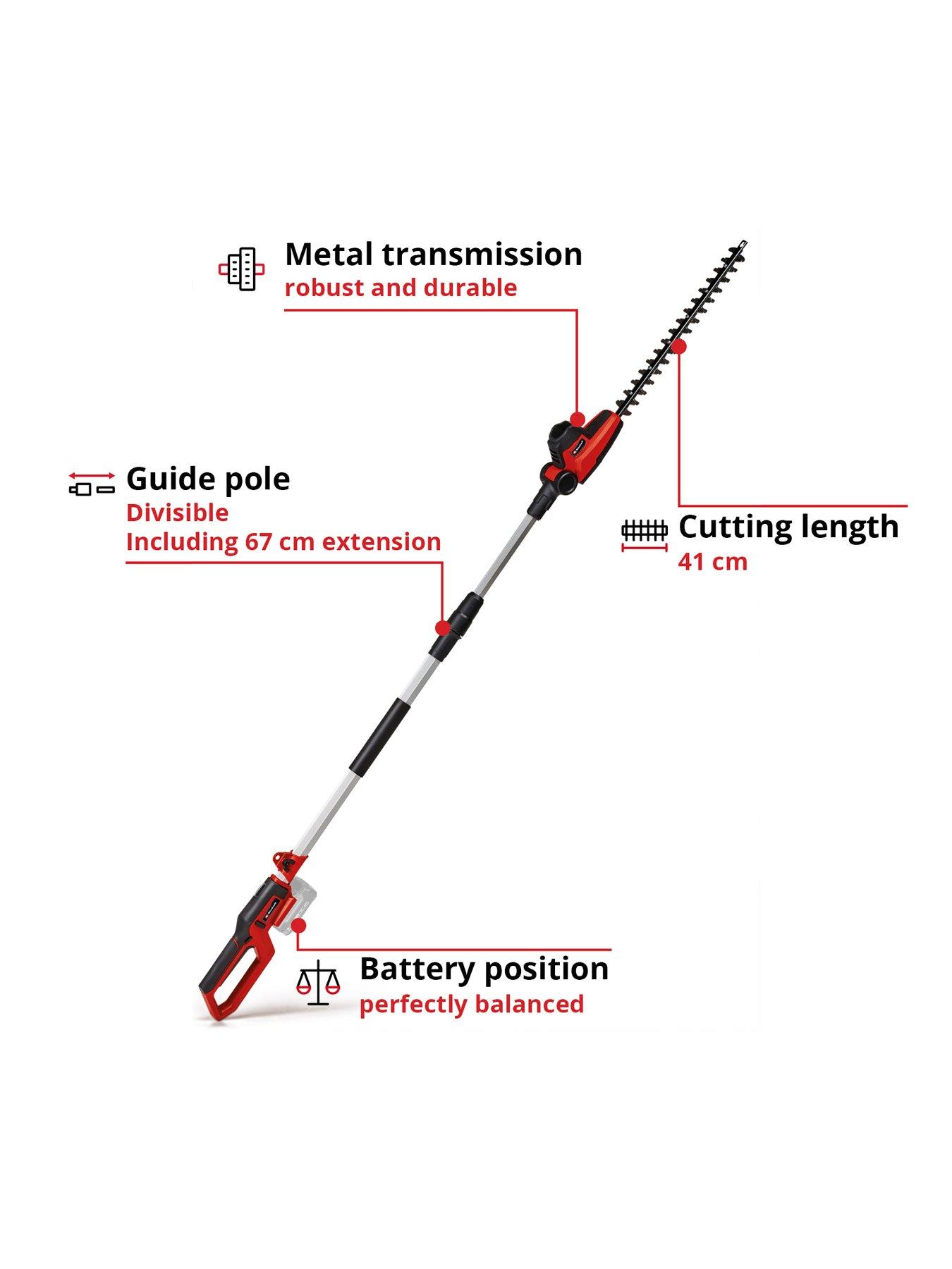 Einhell PXC Garden Expert Cordless High Reach Hedge Trimmer Body Only ...
