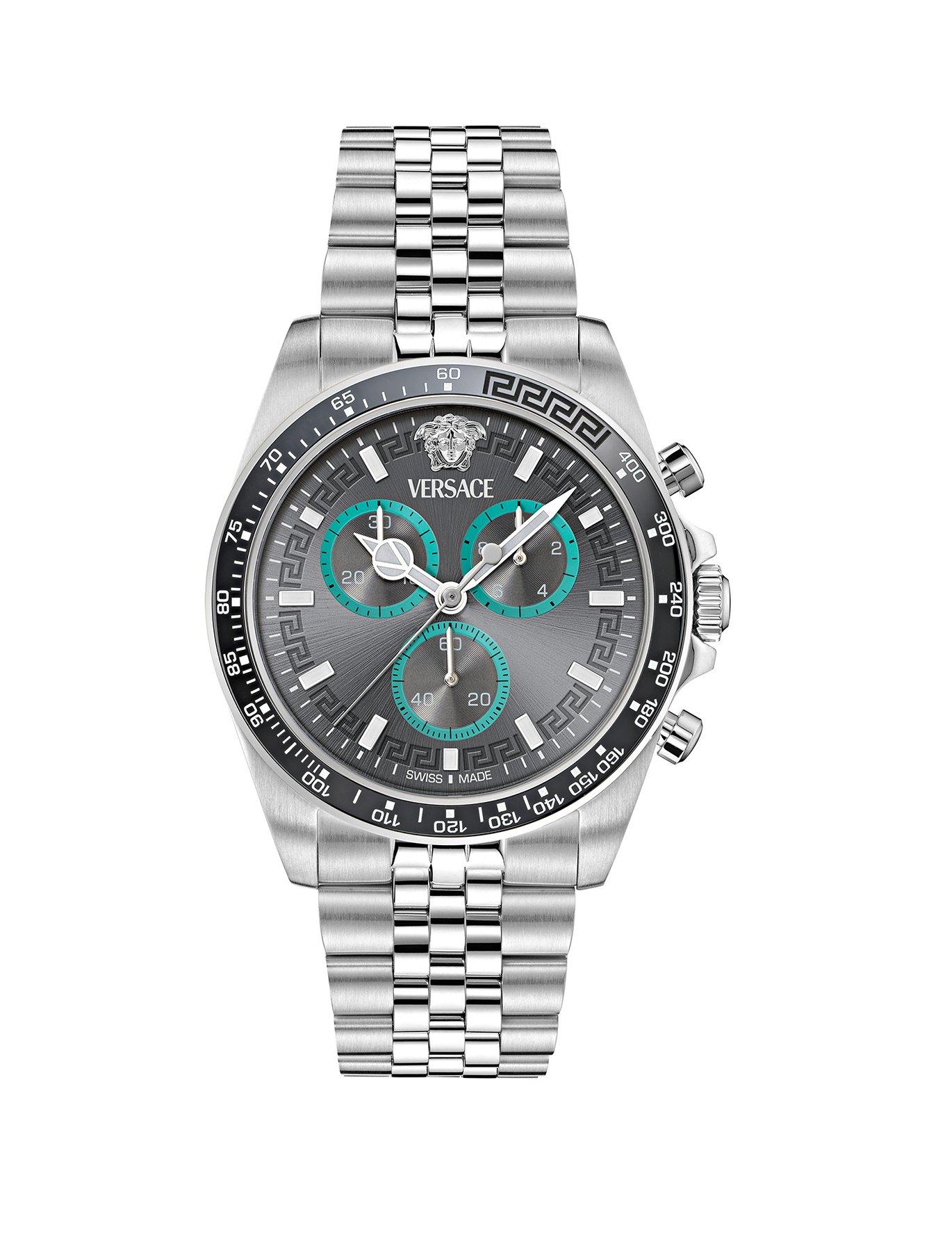 VERSACE Greca Wave Chrono Gents Watch | Littlewoods