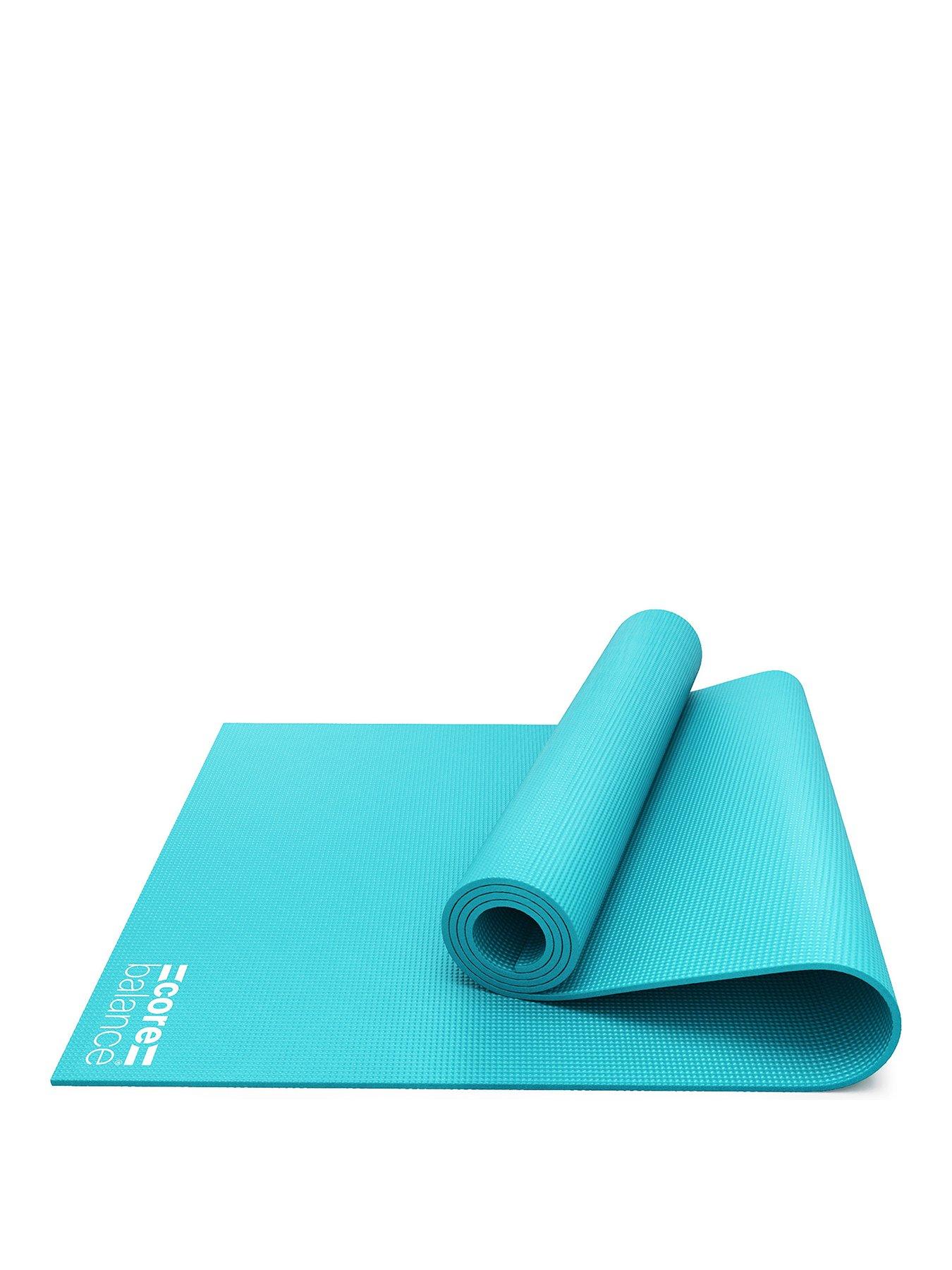 Core Balance Teal PVC Yoga Mat (6mm Thick) | Littlewoods
