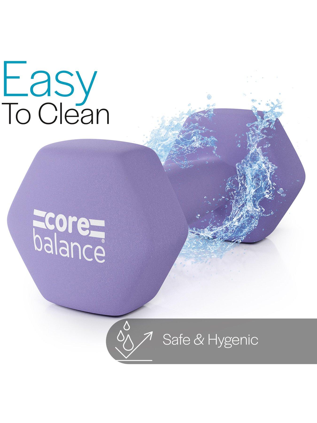 Core Balance Hex Neoprene Dumbbells (2 x 4kg) | Littlewoods