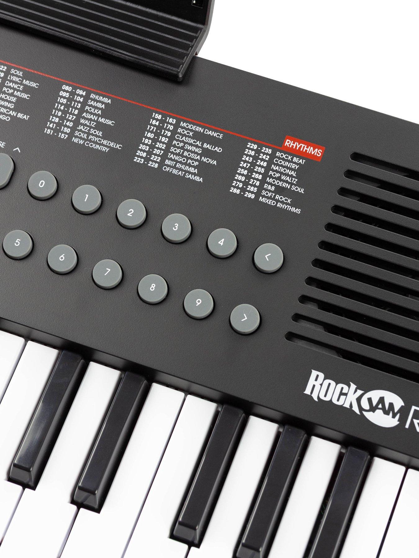 RockJam Rock 49-Key Starter Keyboard Piano with USB Midi & Lessons ...