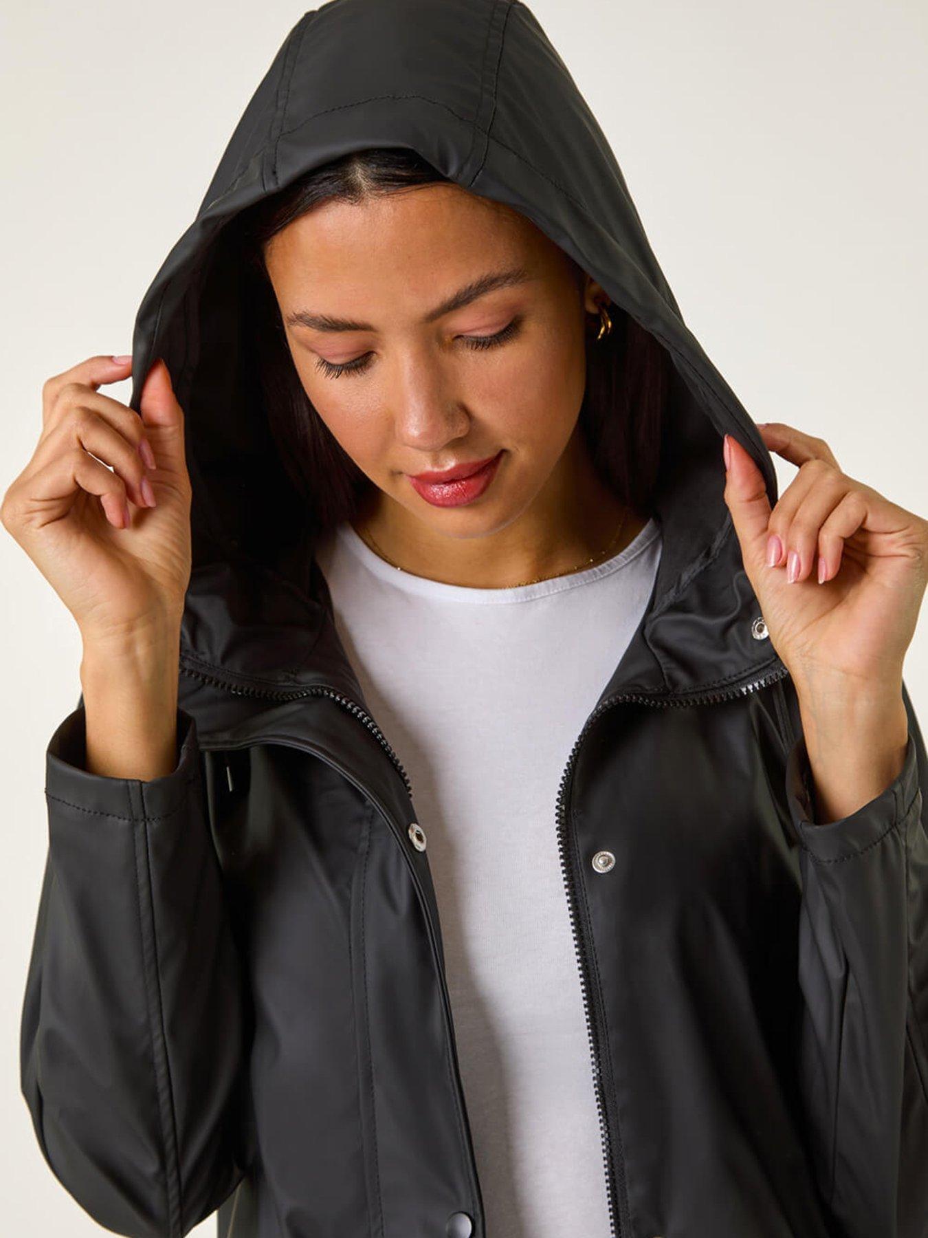Roman Rain Resistant Hooded Jacket - Black | Littlewoods