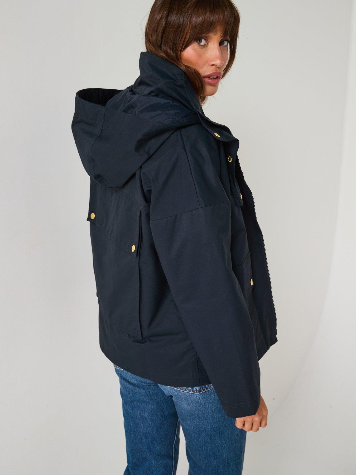 Barbour Cecile Showerproof Jacket - Navy | Littlewoods