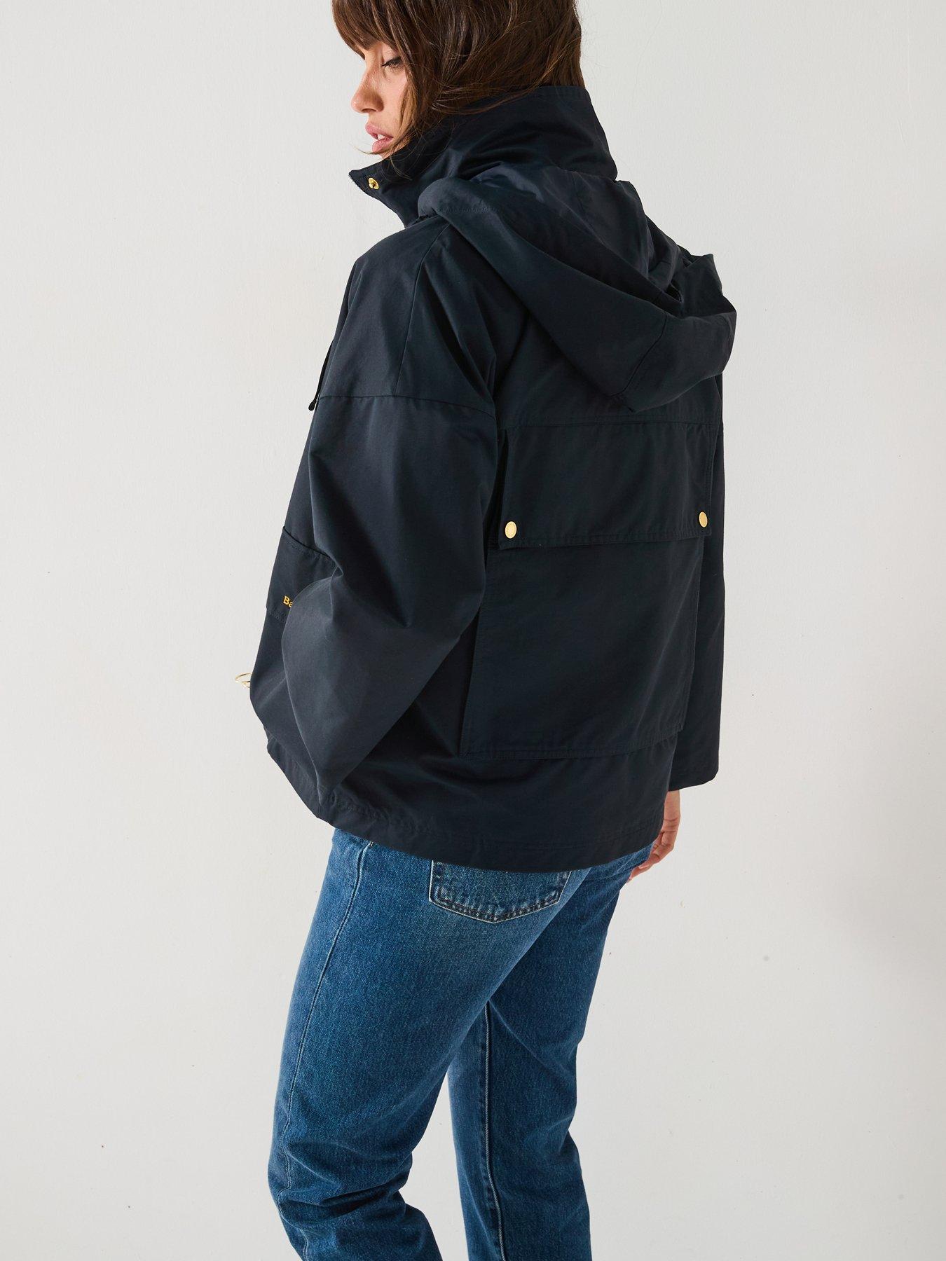 Barbour Cecile Showerproof Jacket - Navy | Littlewoods