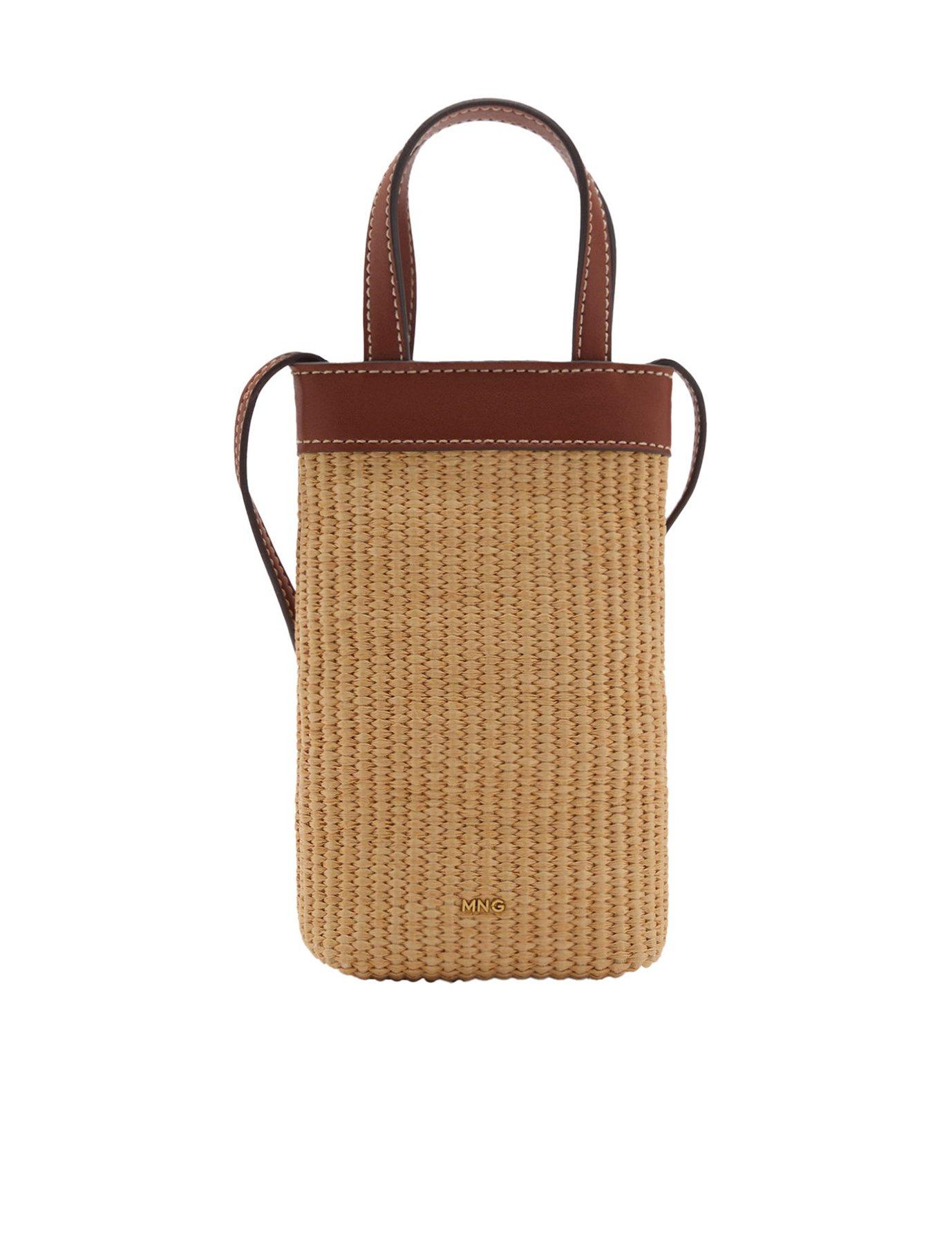 Mango Raffia Effect Mobile Case | Littlewoods